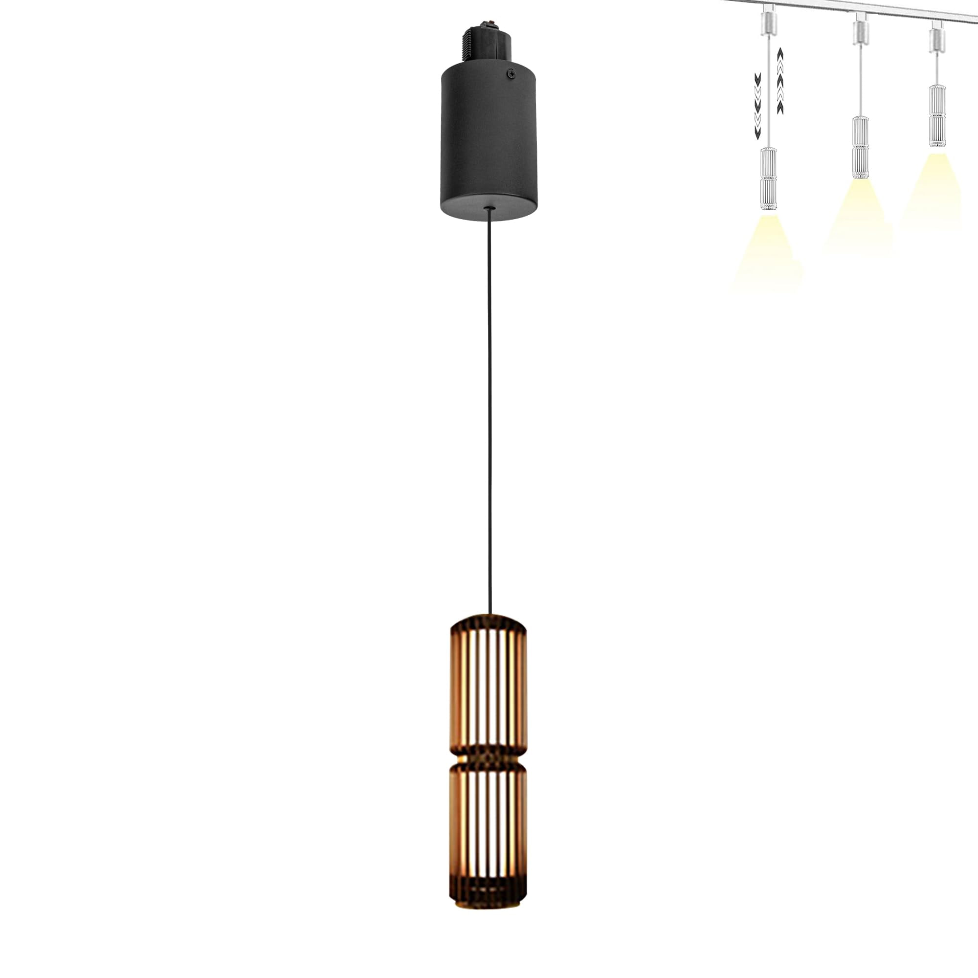 FSLiving 7W Adjustable Levitate Track Pendnat Light H-Type Retractable ...