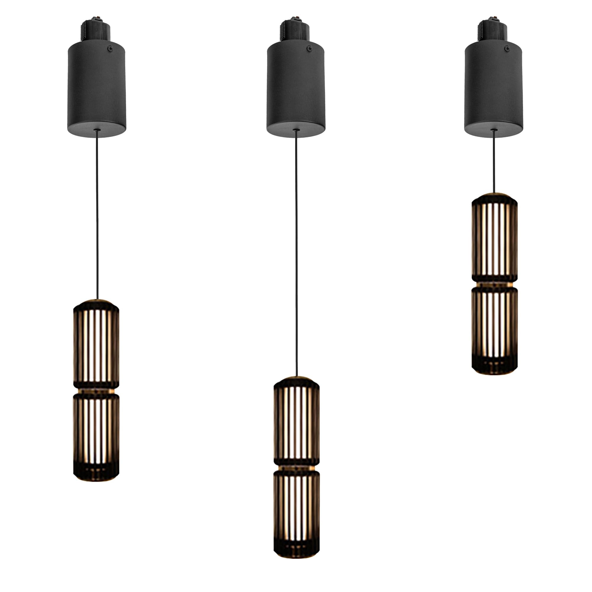 FSLiving 7W Adjustable Levitate Track Pendnat Light J-Type Retractable ...