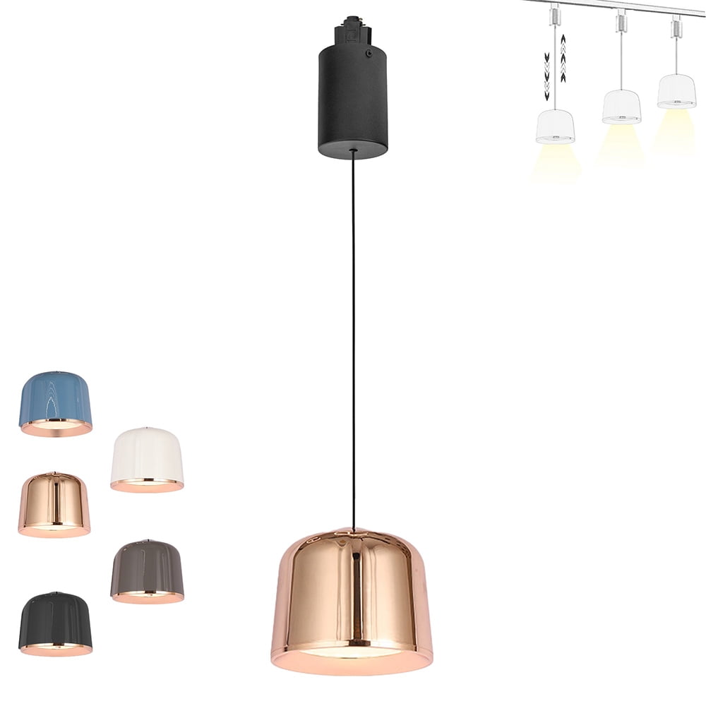 FSLiving 7W H-Type Track Pendant Light Retractable Lift Droplight with ...