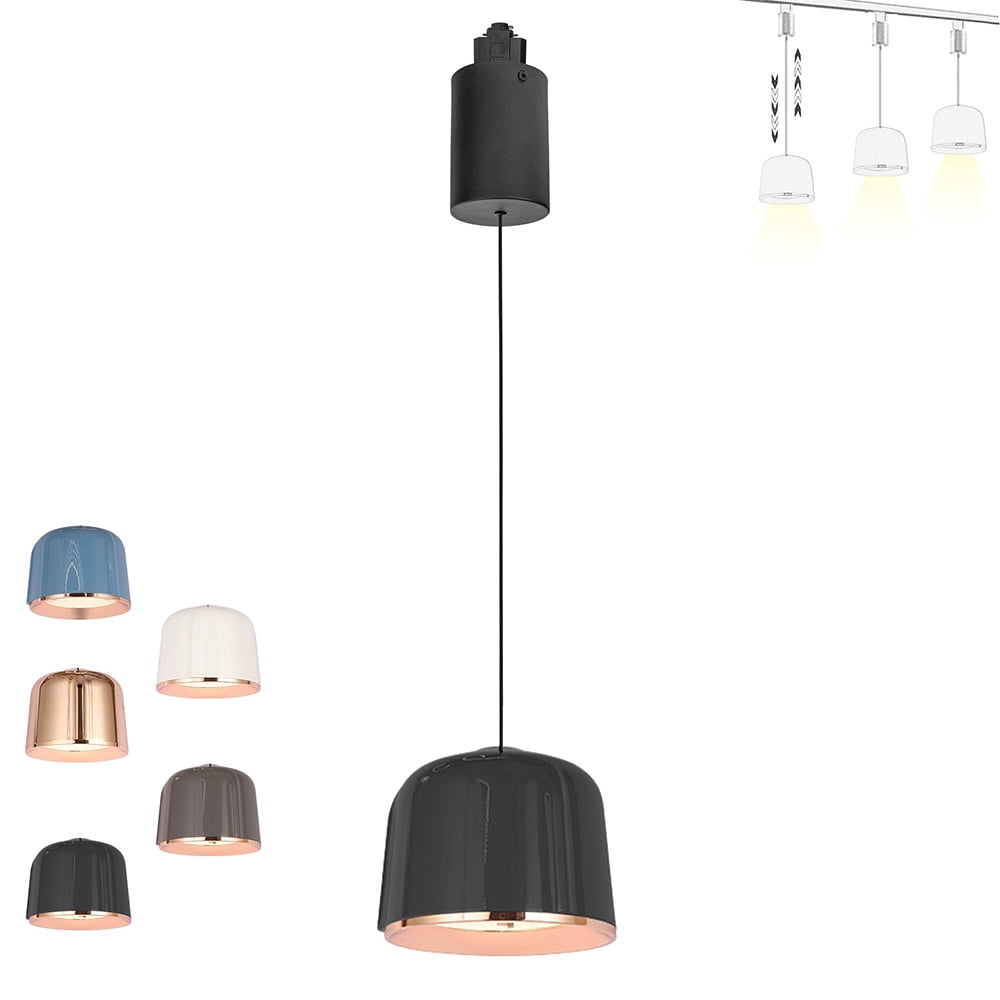FSLiving 7W H-Type Track Pendant Light Retractable Lift Droplight with ...