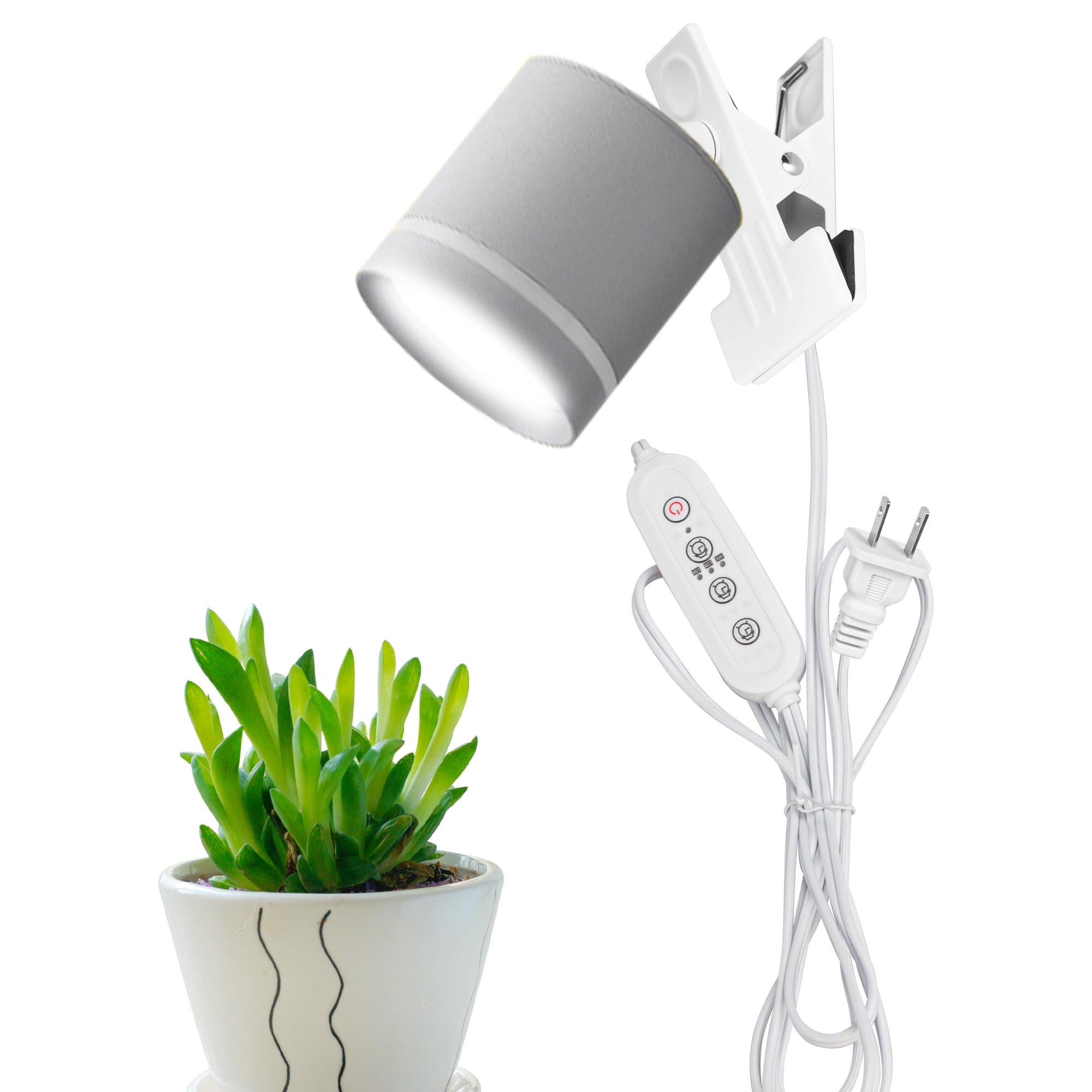 FSLiving 7W LED Linear Look Table Lamp Full Spectrum Clip-on Desk Lamp ...