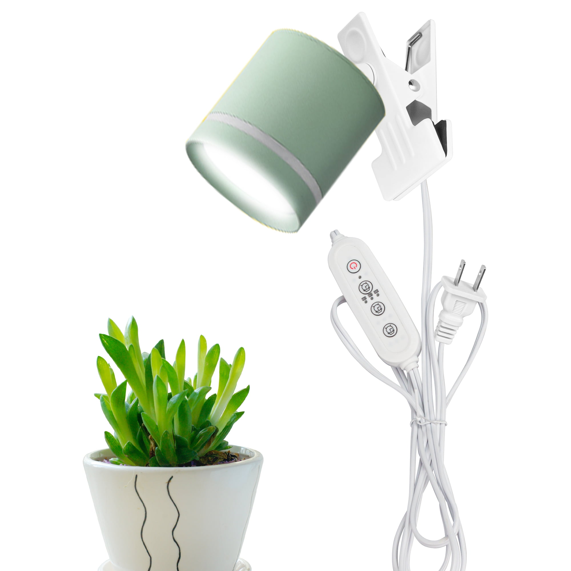 FSLiving 7W LED Linear Look Table Lamp Full Spectrum Clip-on Desk Lamp ...