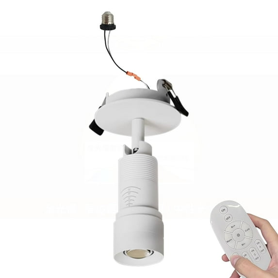 FSLiving 7W LED Recessed Mounted Instant ON Pendant Light with Flexibly ...