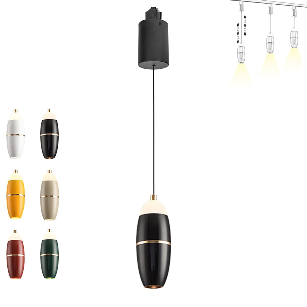FSLiving 8W Adjustable Levitate Track Pendant Light H-Type Retractable ...
