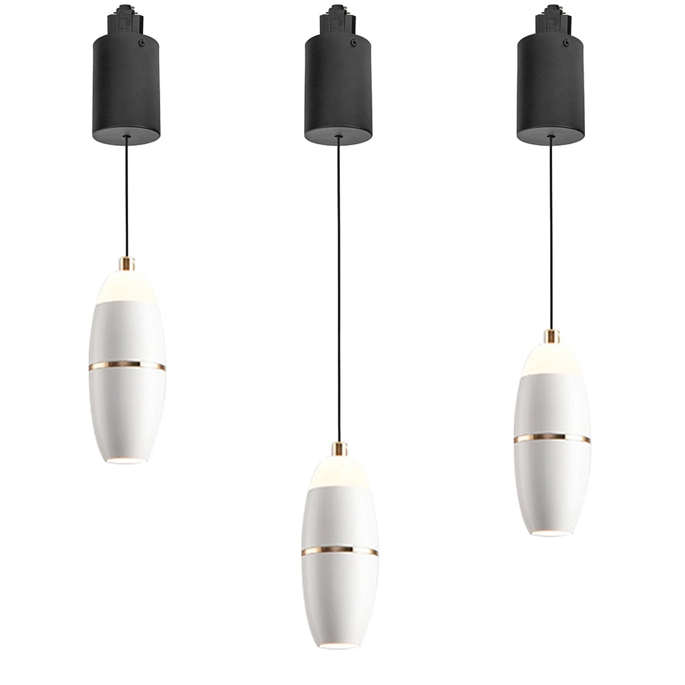 FSLiving 8W Adjustable Levitate Track Pendant Light H-Type Retractable ...