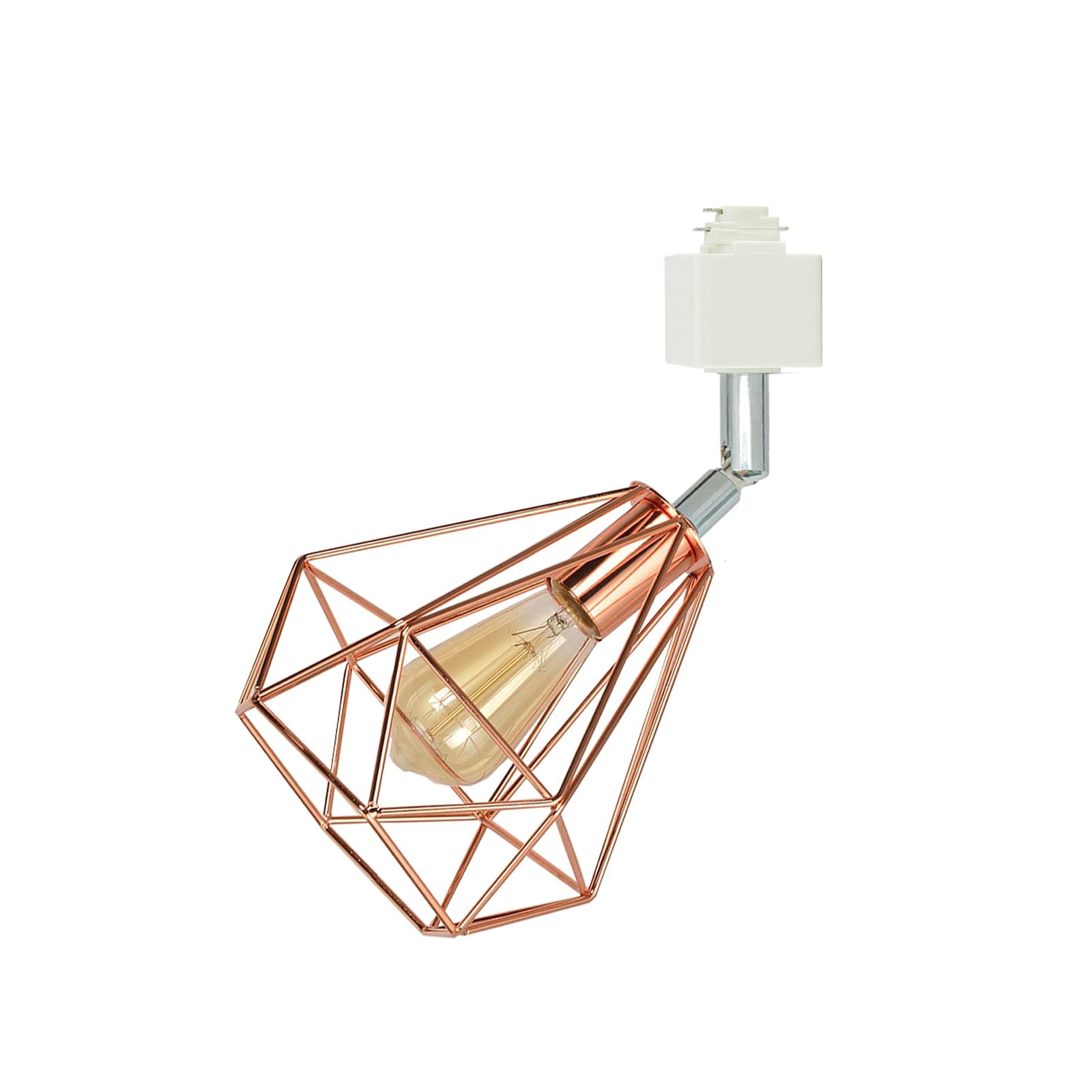 FSLiving Adjustable Angle H-Type Track Head Pendant Light E26 Base ...