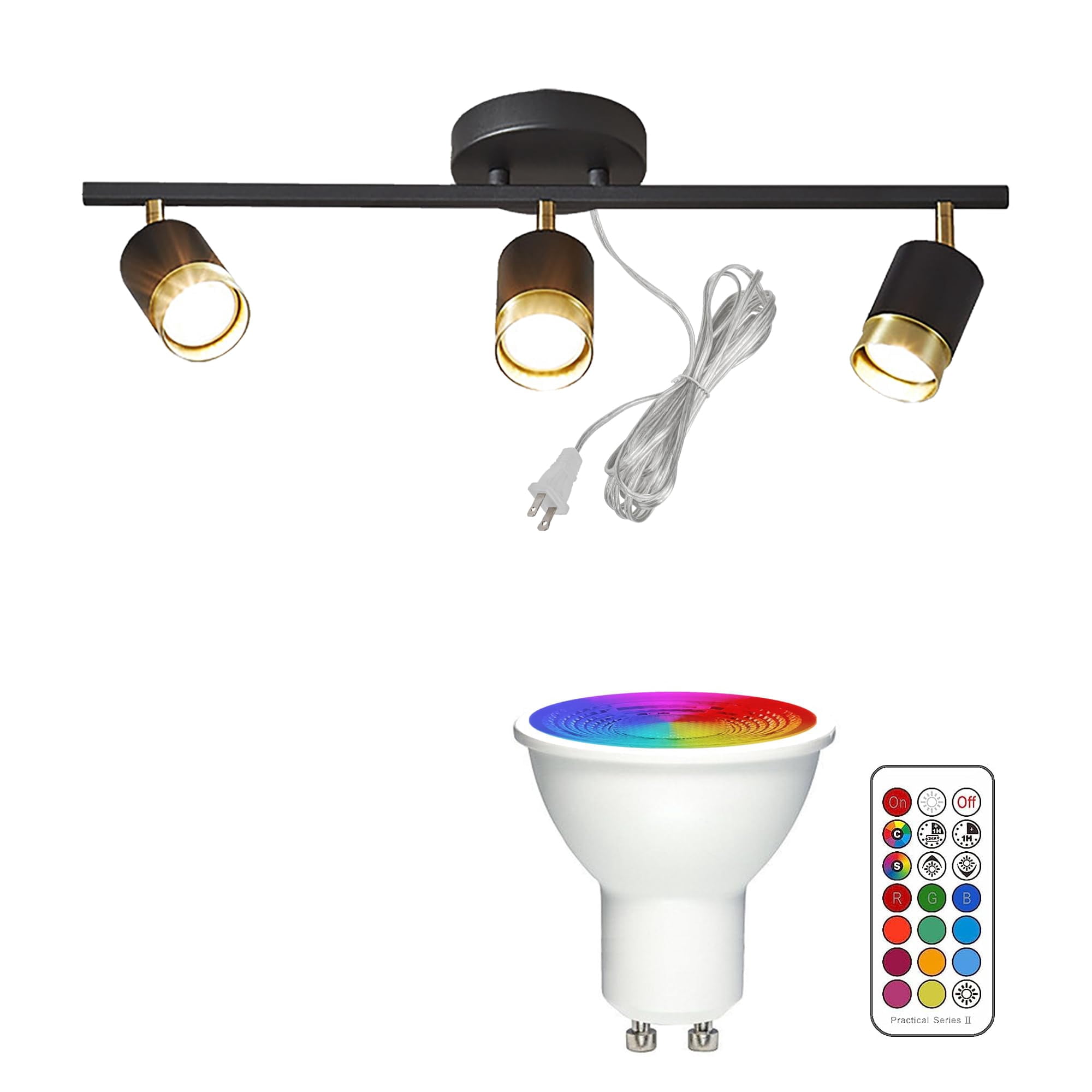FSLiving Adjustable Close to Ceiling Lights Fixtures Ceiling ...