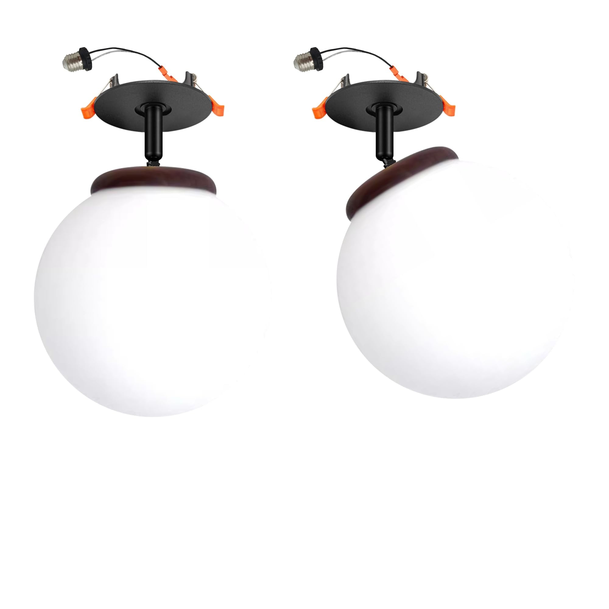 FSLiving Adjustable Gimbaled Lamp Dimmable Can Lights Retrofit Recessed ...