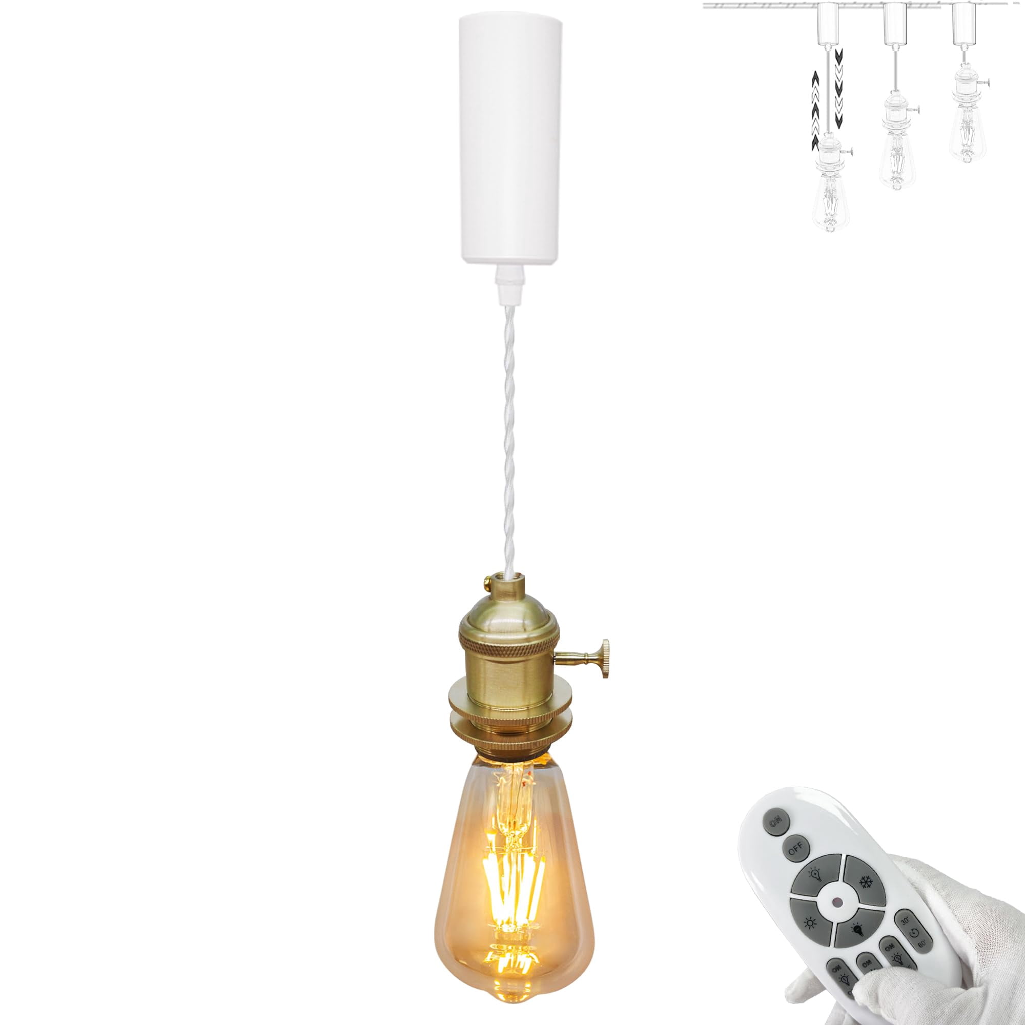 FSLiving Adjustable Height H Type Track Lighting Retro Track Light ...