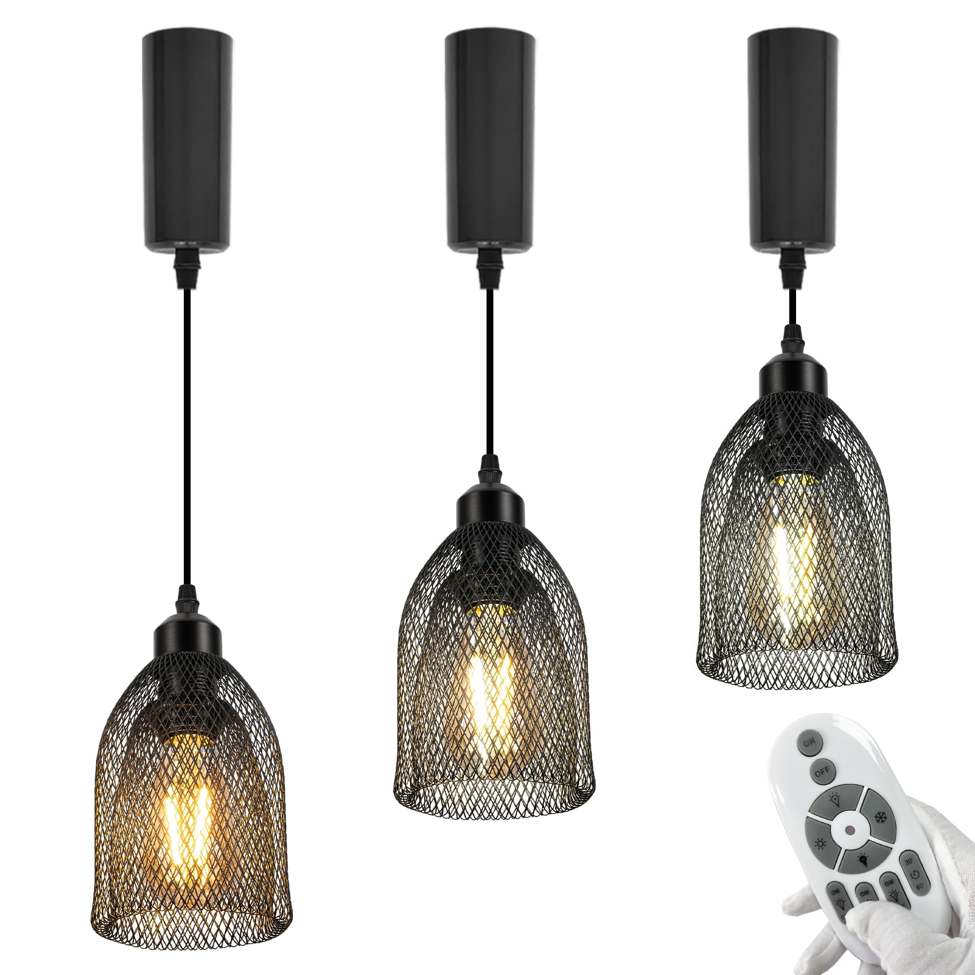 FSLiving Adjustable Height Halo Track Light Pendants, H-Type Track ...