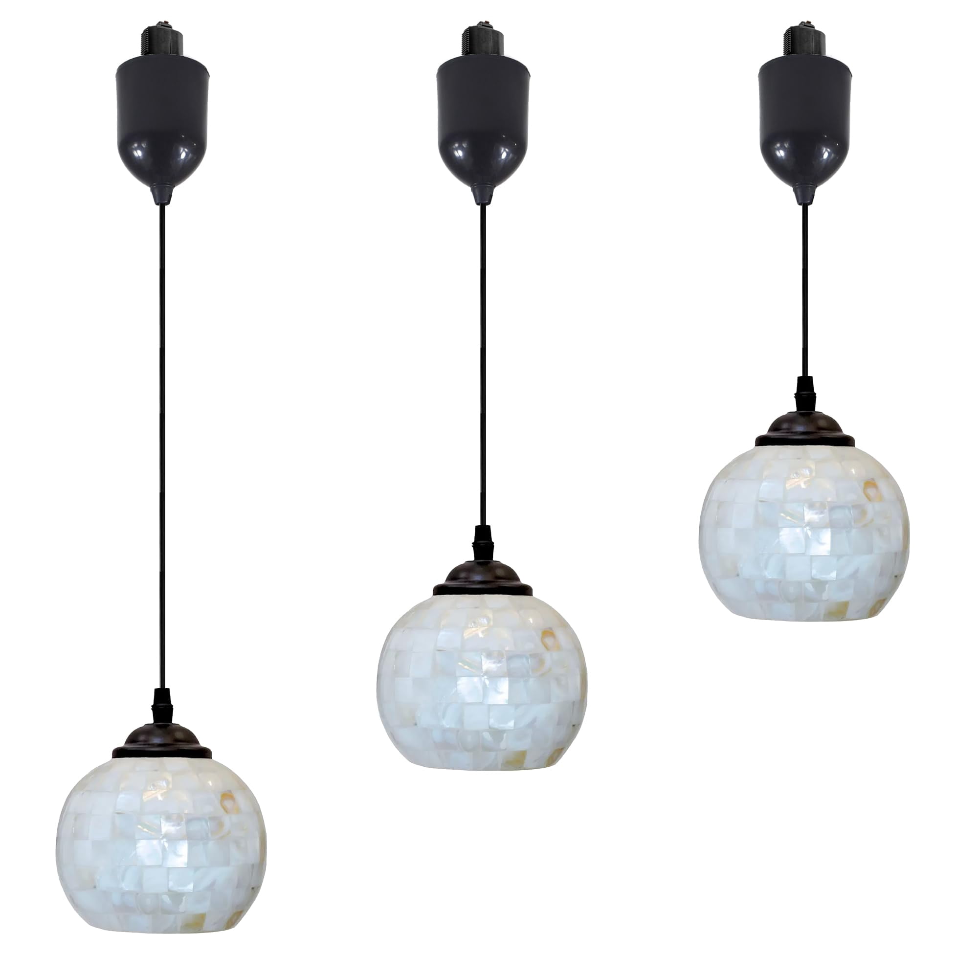 FSLiving Adjustable Height Juno Track Lighting Pendants, 4 Ft Cord, J ...