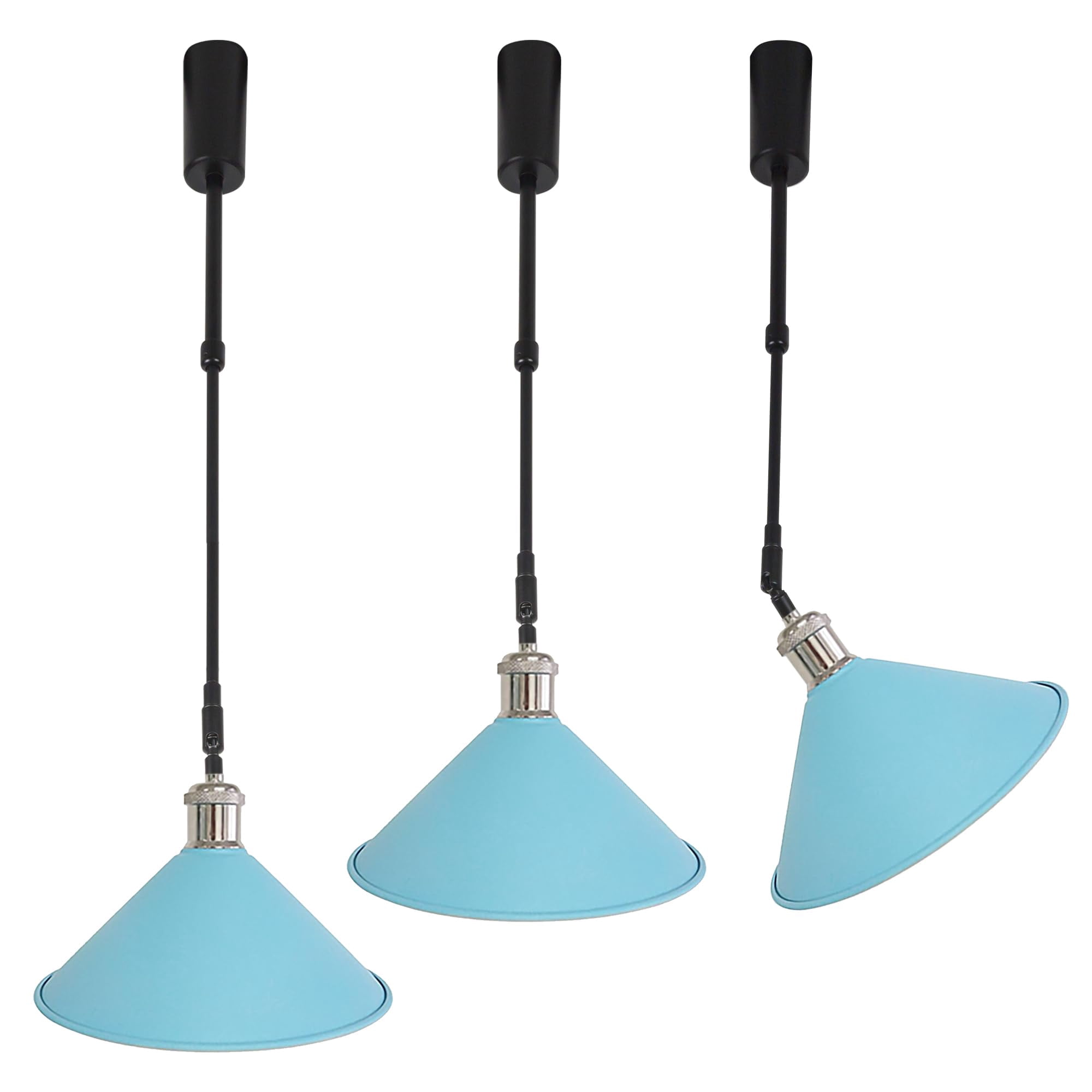 FSLiving Adjustable Height Track Pendnat Light H-Type Macaron ...
