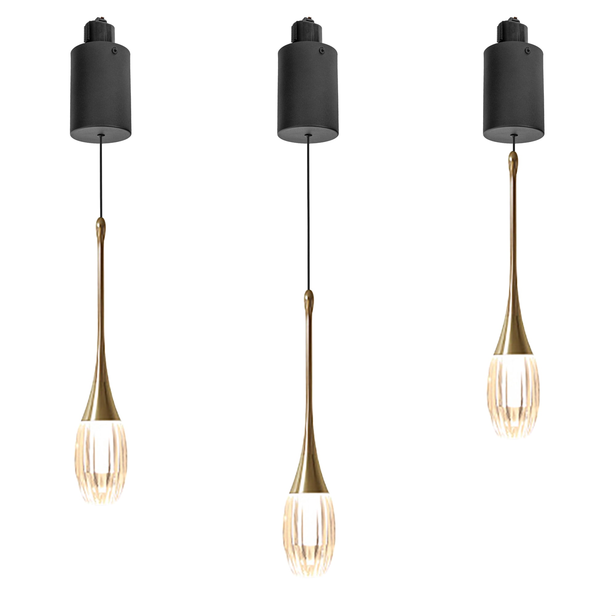 FSLiving Adjustable Height Track Pendnat Light H-Type Retractable Lift ...