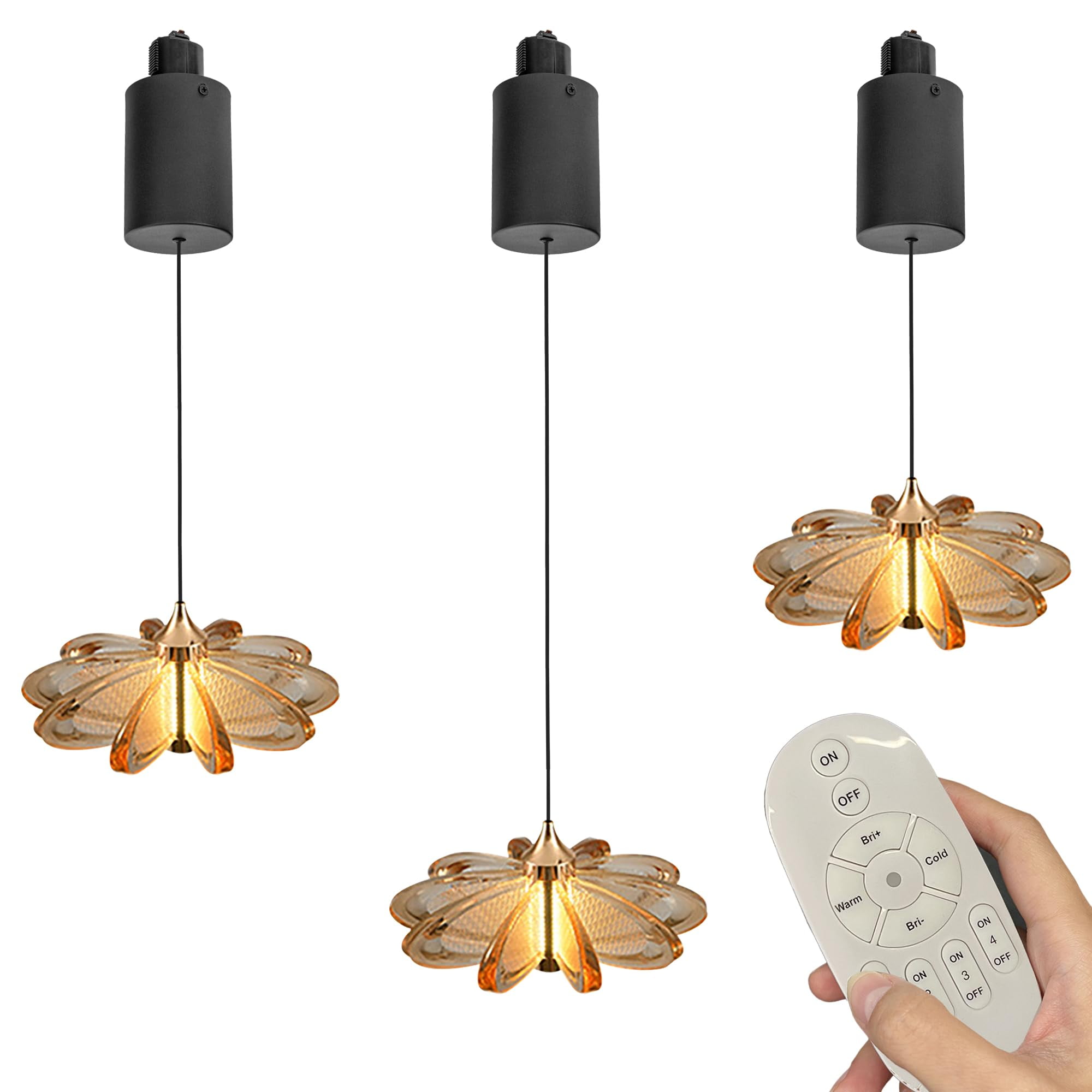 FSLiving Adjustable Height Track Pendnat Light H-Type Retractable Lift ...