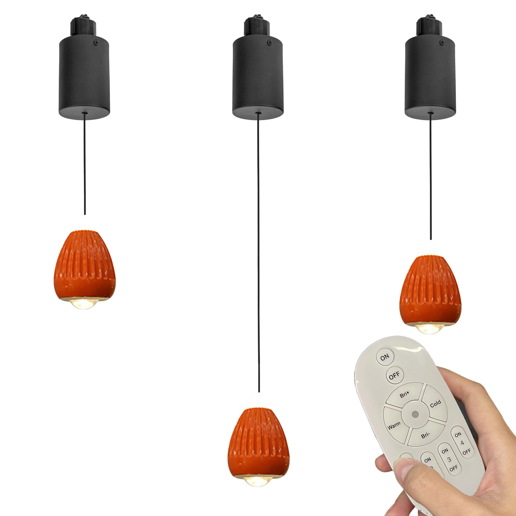 FSLiving Adjustable Height Track Pendnat Light H-Type Retractable Lift ...