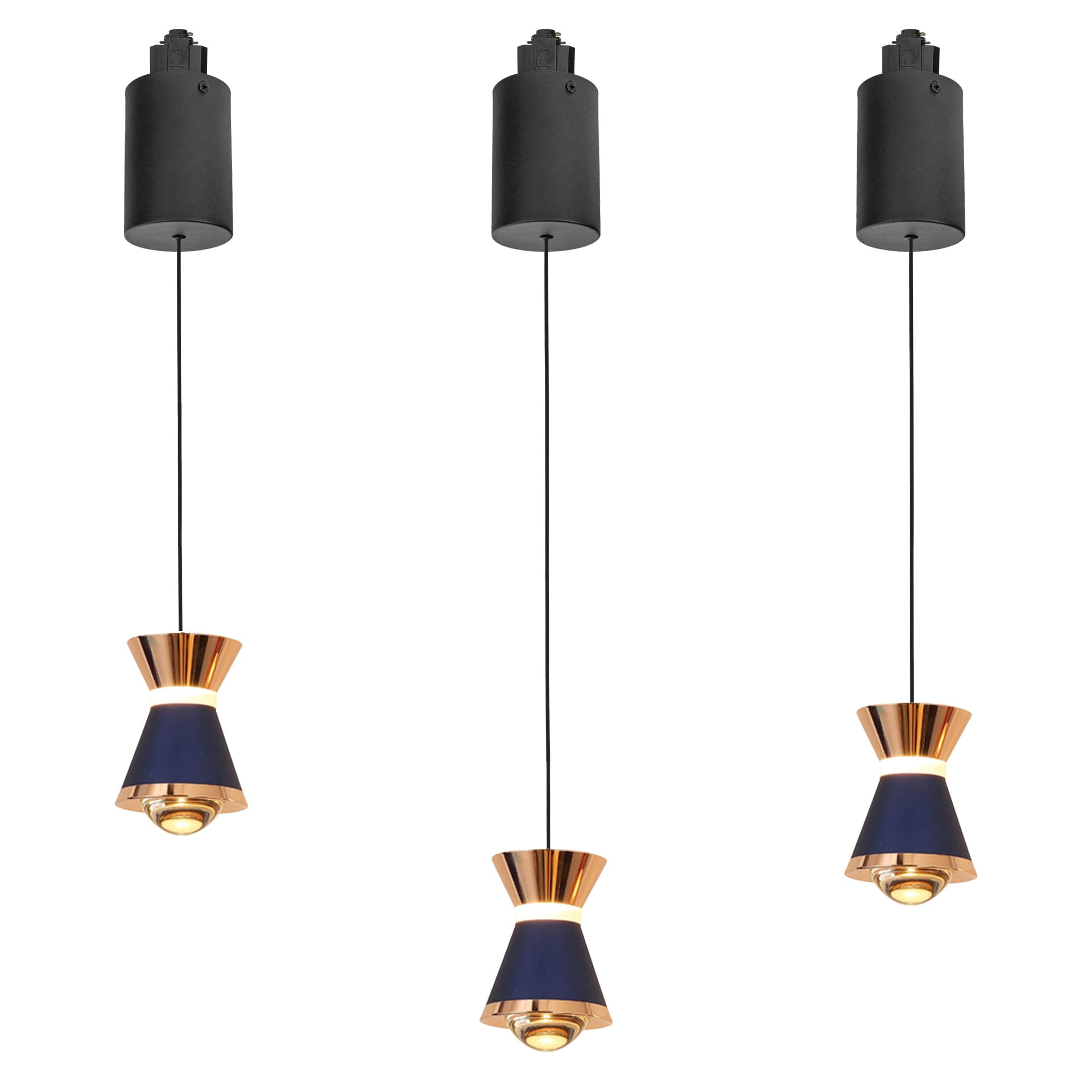 FSLiving Adjustable Levitate Track Pendnat Light J-Type Retractable ...