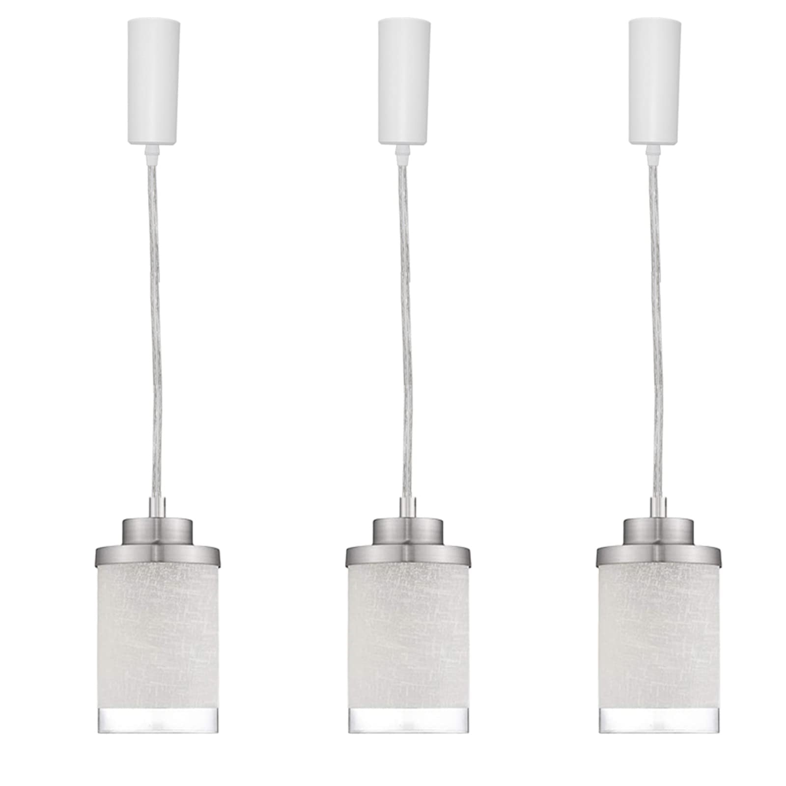 FSLiving Adjusted Wire Length H-Type Track Hanging Light 3.2 Ft Twisted ...