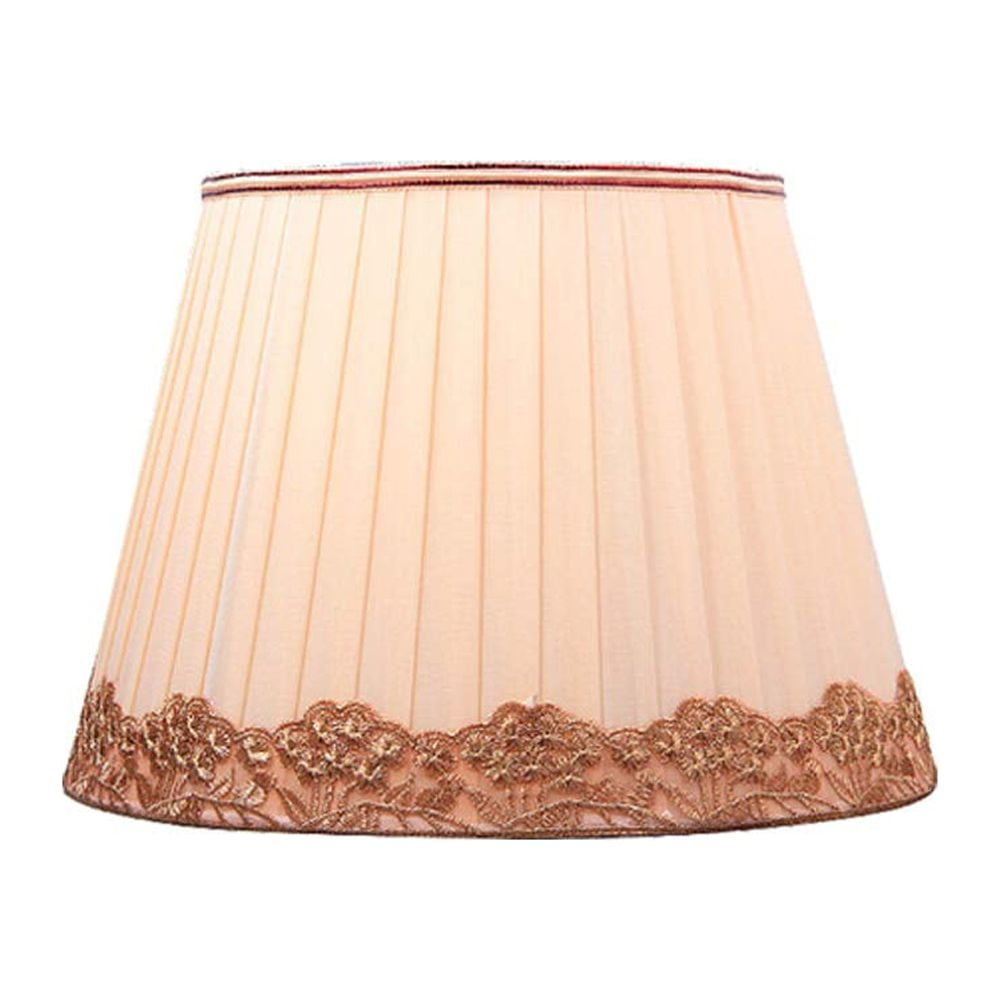 FSLiving Brown Cloth Lace Nordic Style Minimalist Cone Lampshade for ...