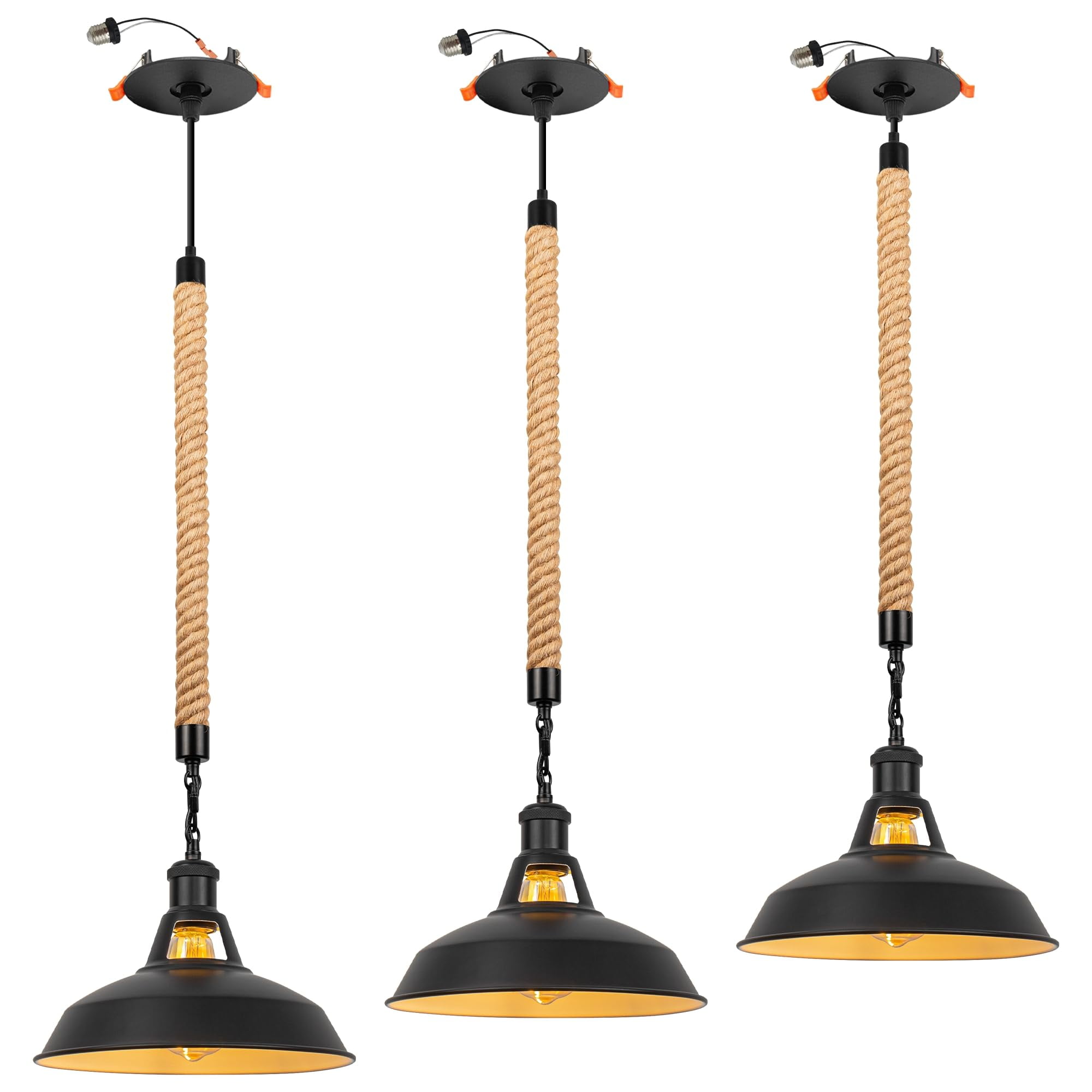 FSLiving Can Lights Retrofit Recessed Light Instant Pendants Compatible ...