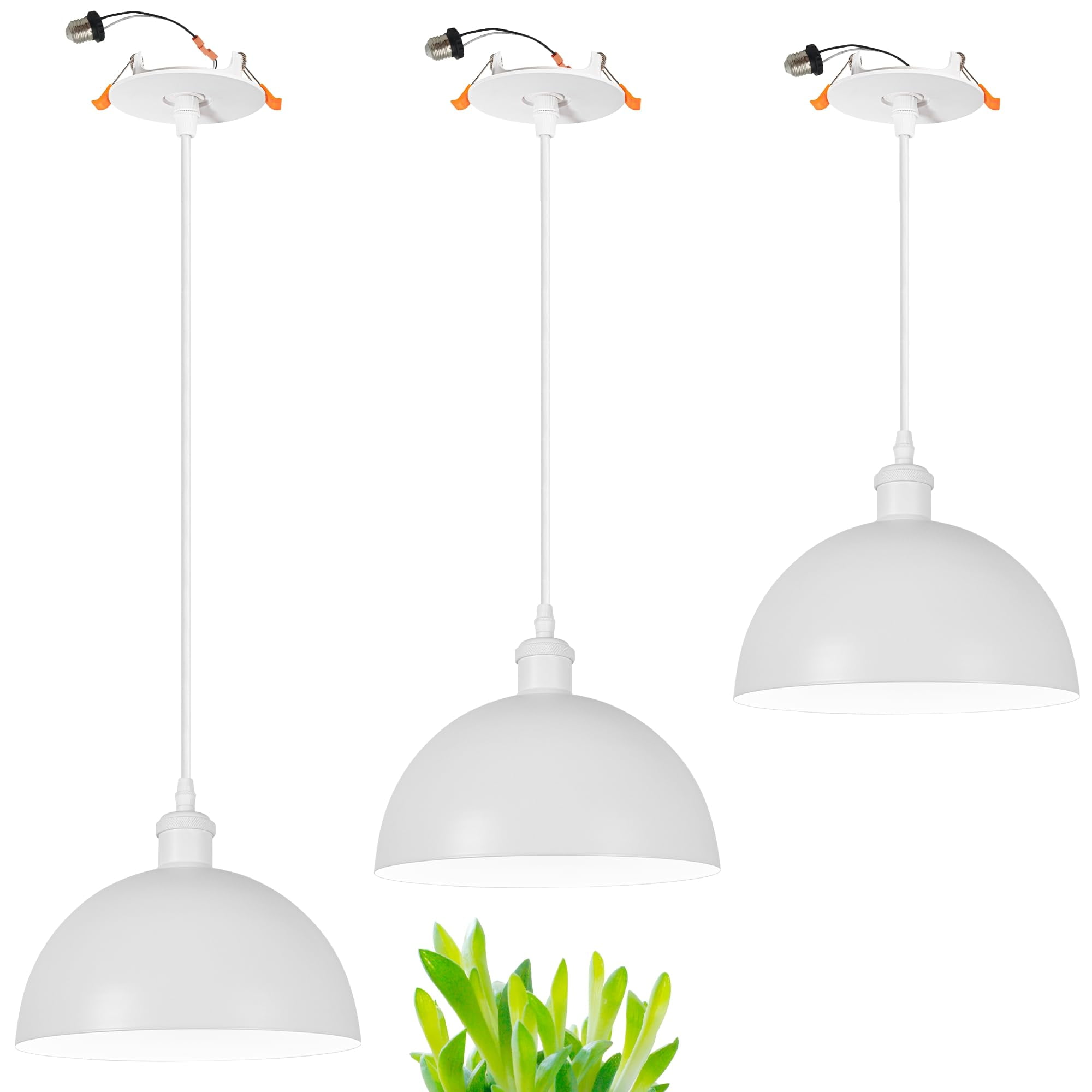 FSLiving Can Recessed Mounted Pendant Light Compatible E26 Adapter for ...