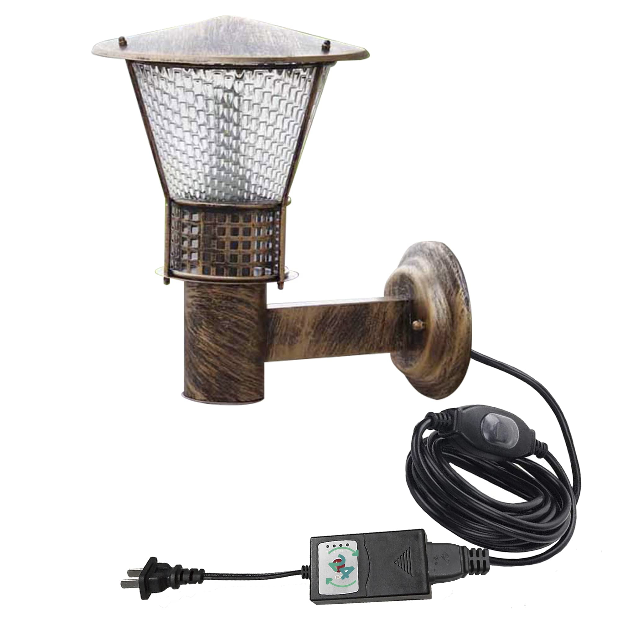 FSLiving Cellular PMMA Upward Wall Lamp with Auto Timer IP54 with UL ...