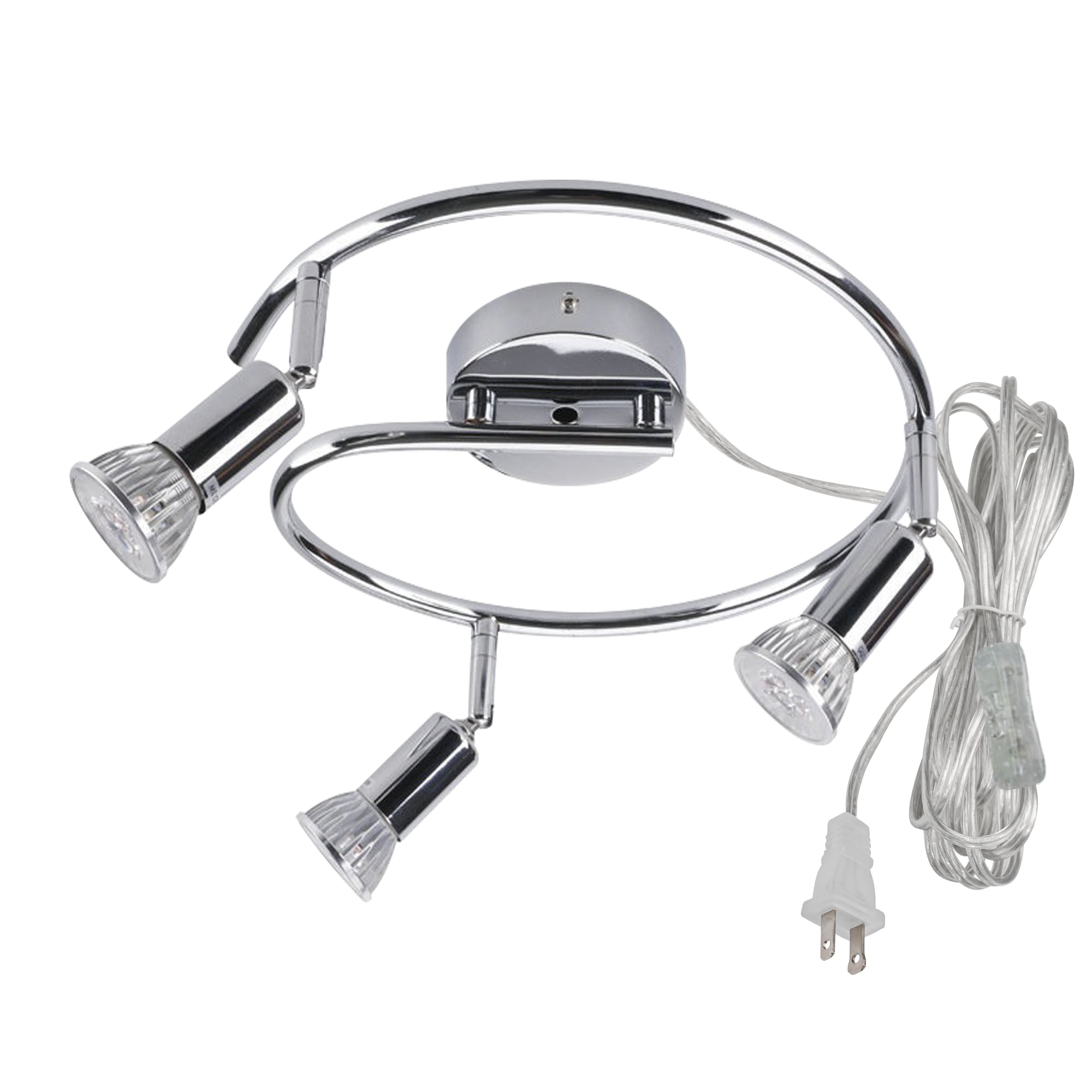 FSLiving Circular Ceiling Lamp Multi-Directional Close to Ceiling ...