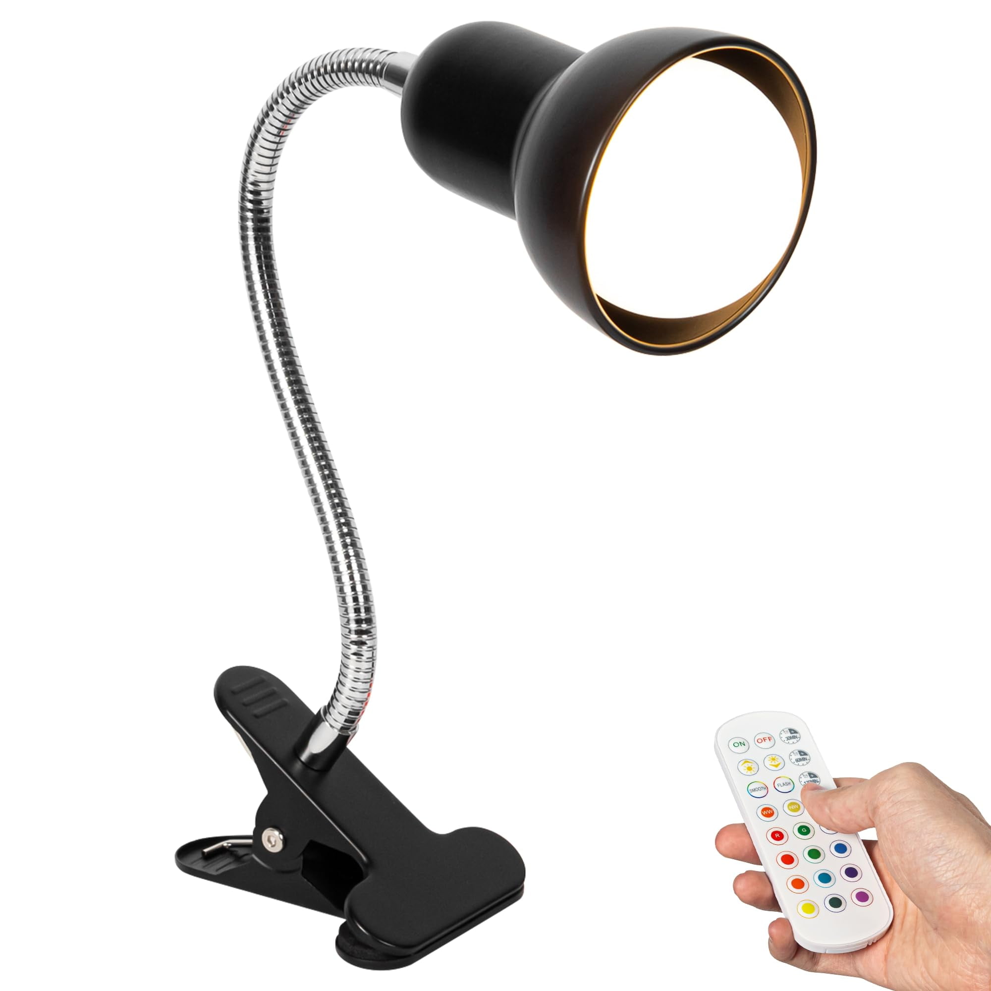 FSLiving Clip Lamp Gimbaled Arm Wall Sconce Spotlight Wall Lamp No ...