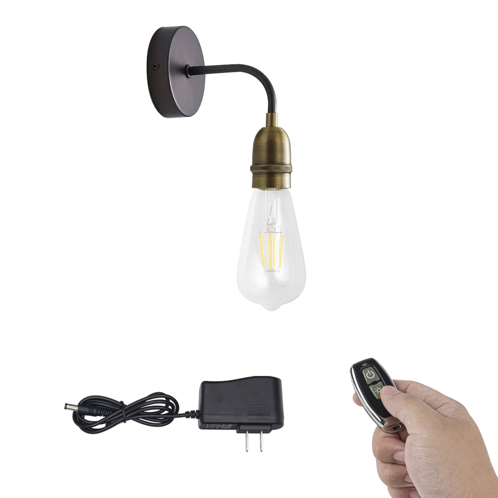 FSLiving Cycle Charging Battery Run Low-Volt Safe LED Remote Control No ...