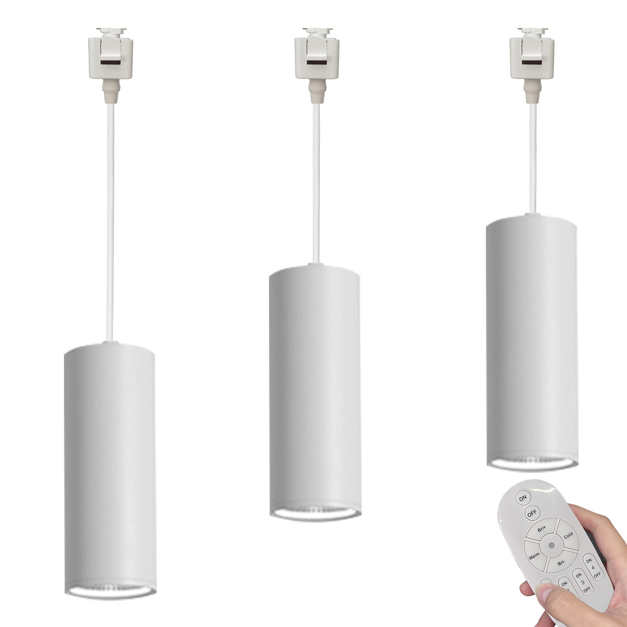 FSLiving Dimmable 7W COB LED J-Type Track Spotlight Modern White ...