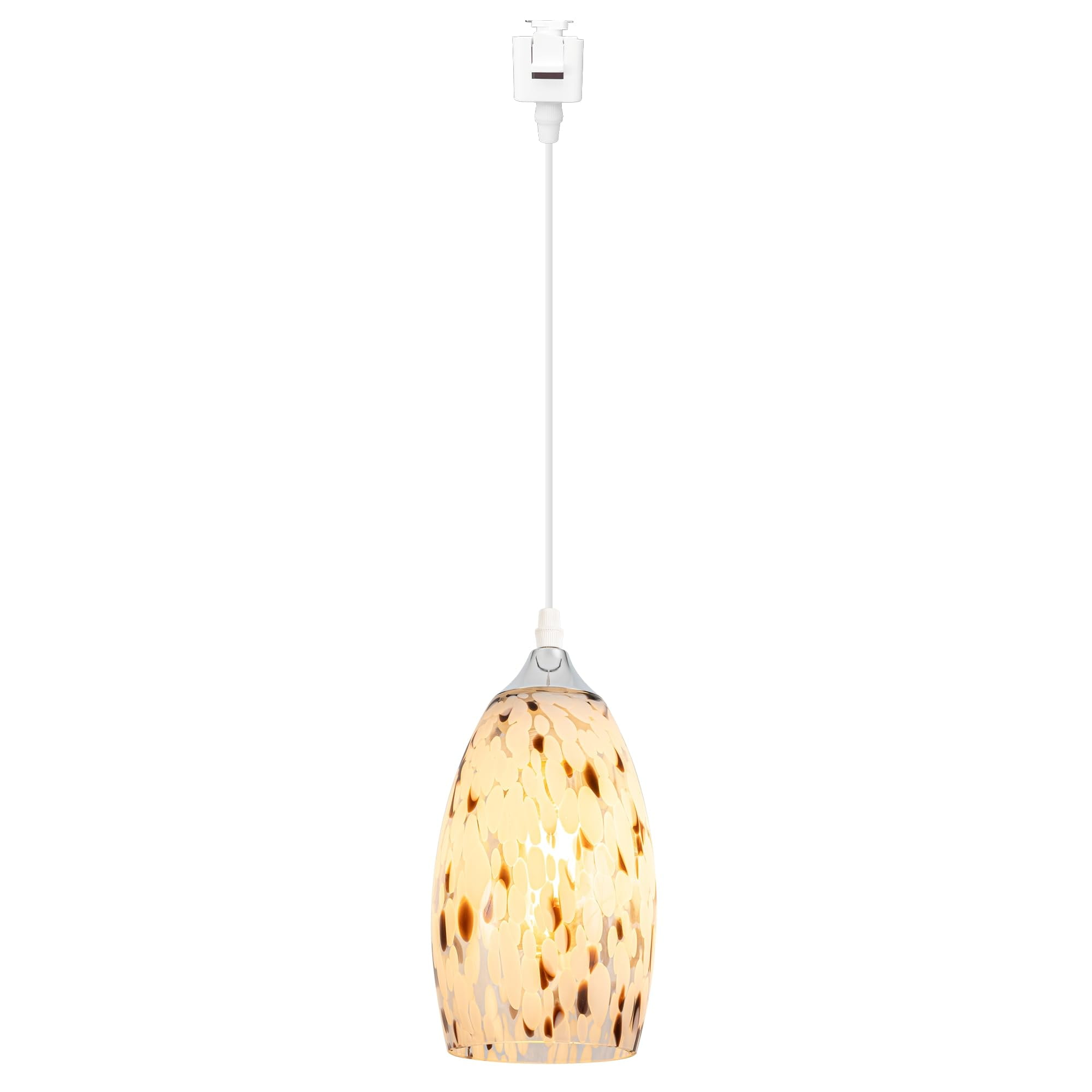 FSLiving Dimmable J Type Track Light Pendants Vintage Modern E26 Socket ...