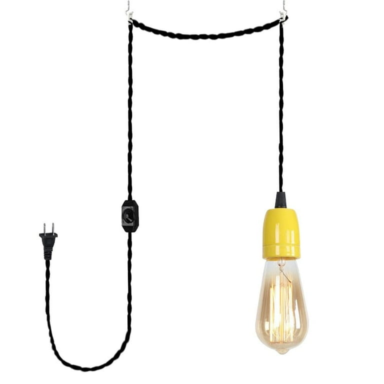 Edison Bulb Pendant Light Yellow