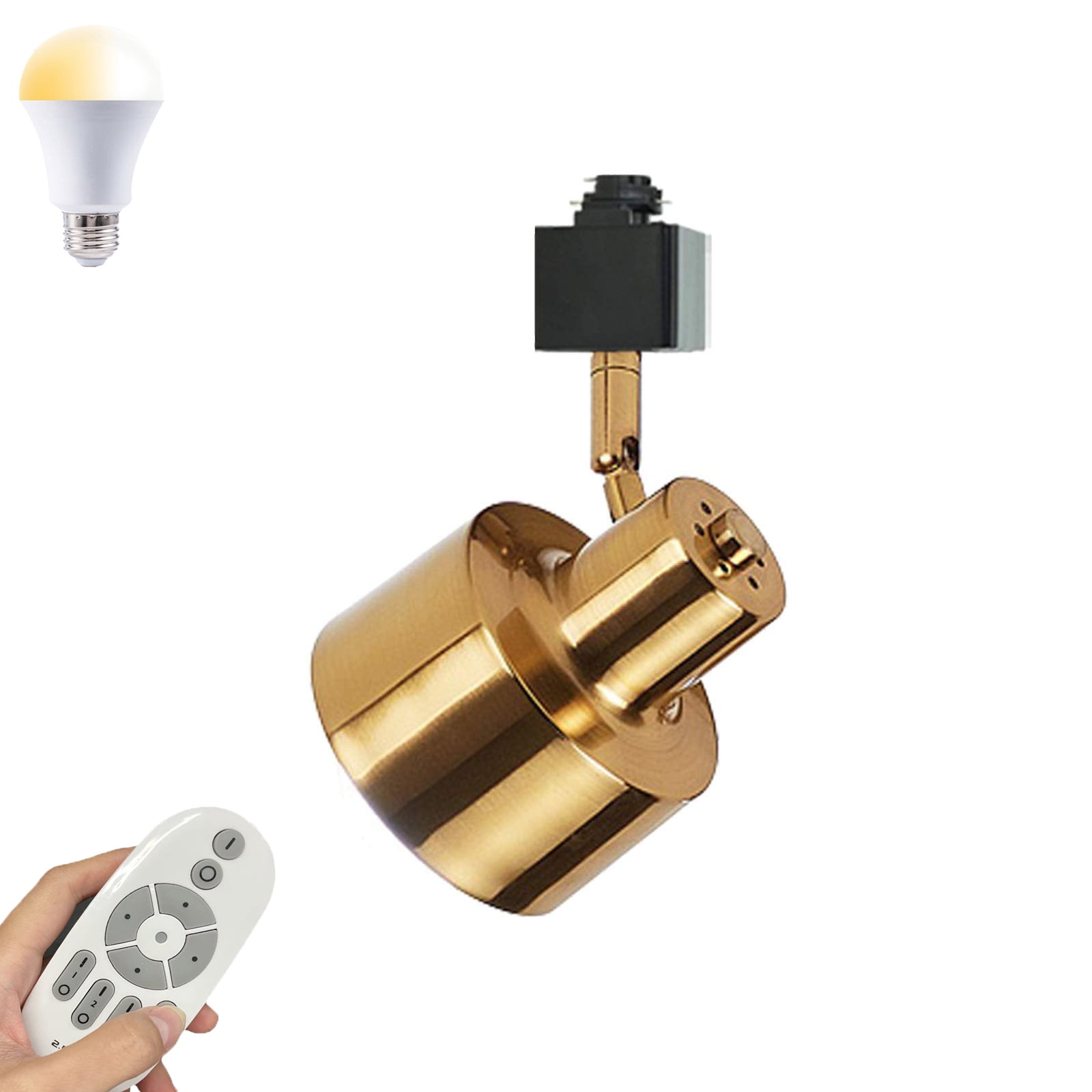 FSLiving Dimmable Remote Control Track Pendant Lights Single Circuit H ...