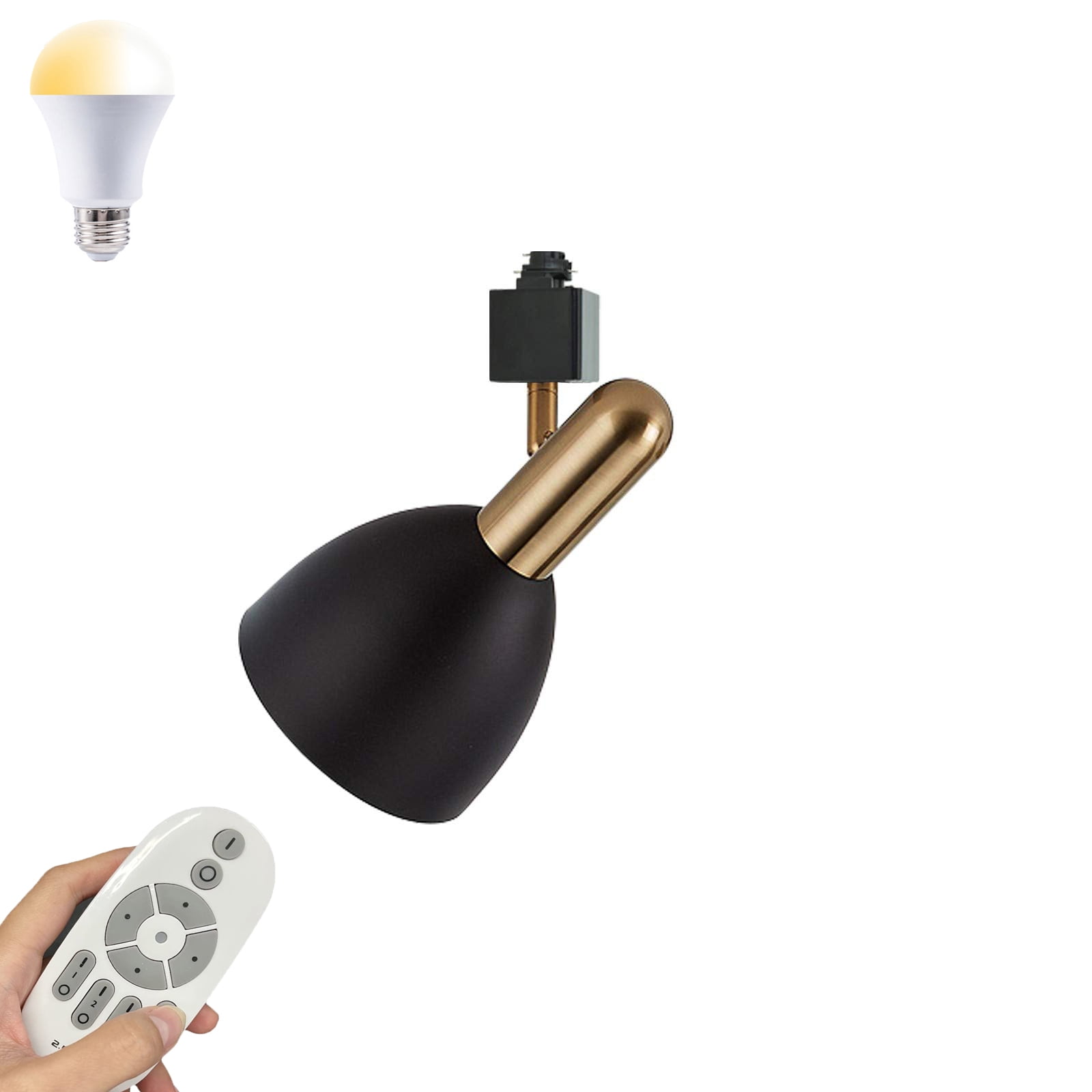 FSLiving Dimmable Remote Control Track Pendant Lights Single Circuit H ...