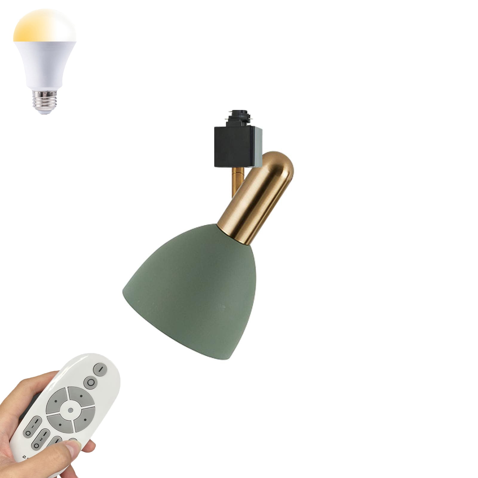 FSLiving Dimmable Remote Control Track Pendant Lights Single Circuit H ...