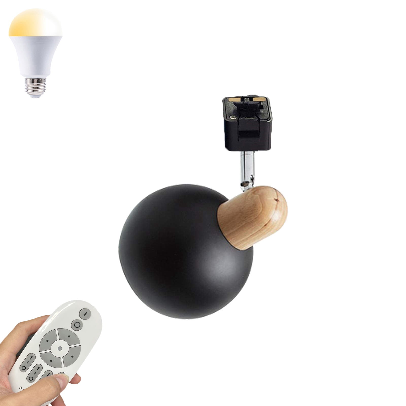 FSLiving Dimmable Remote Control Track Pendant Lights Single Circuit J ...