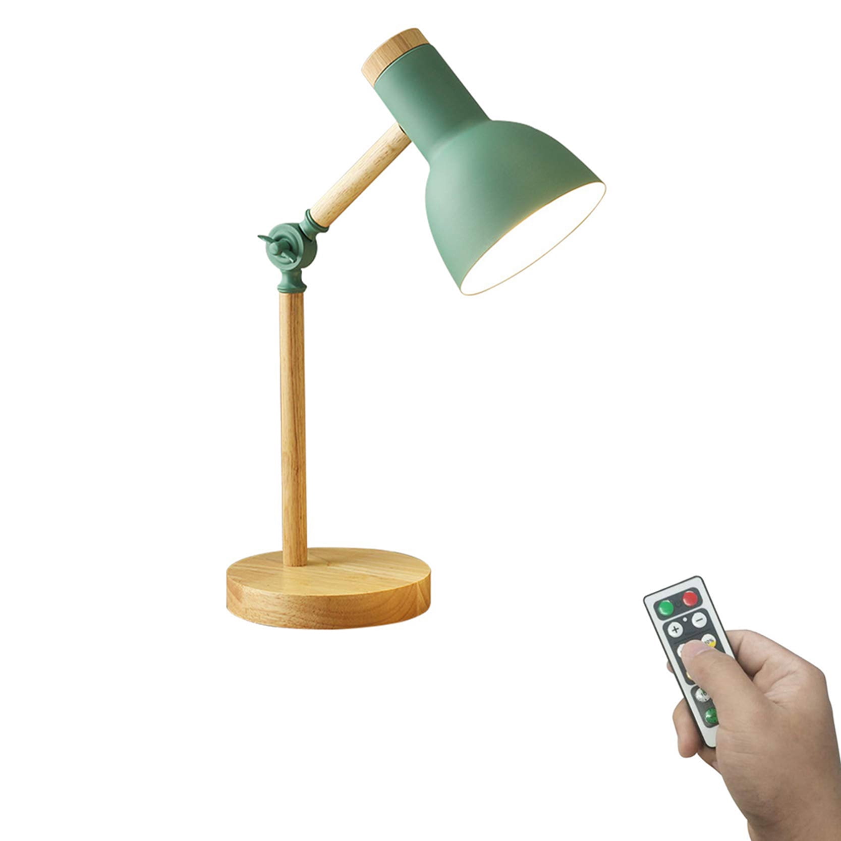 FSLiving Dimmable Timing Table Lamp 100 Lumens LED Remote Control ...