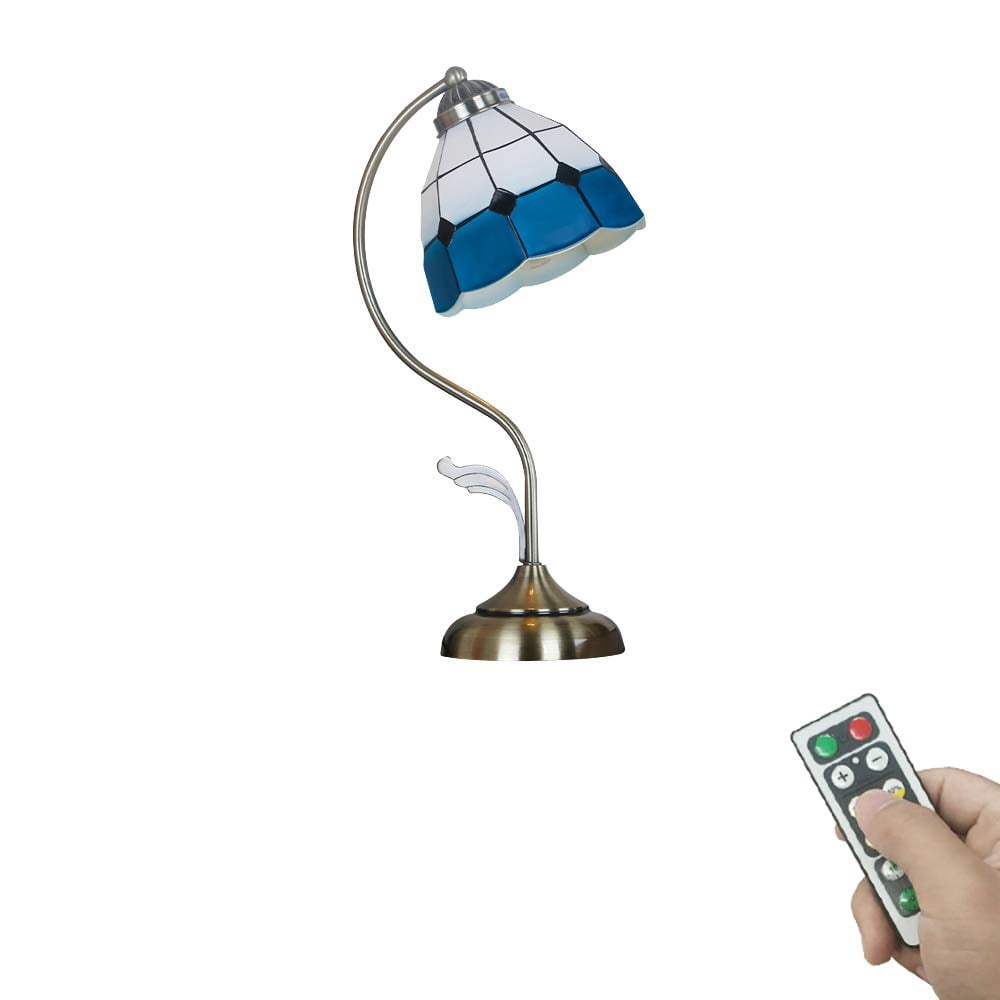 FSLiving Dimmable Timing Table Lamp 100 Lumens LED Remote Control ...