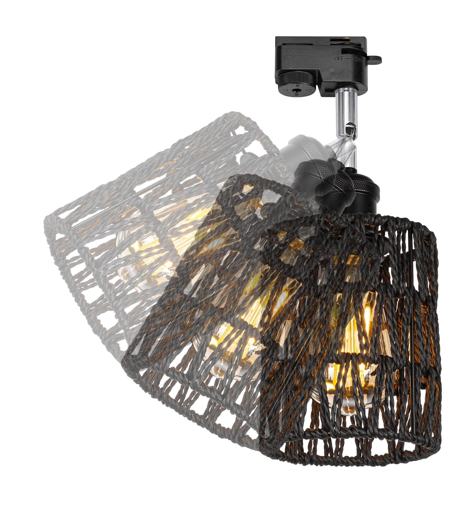 FSLiving Gimbaled 2-Wire Track Lighting Adjustable Flexibly Rotatable ...