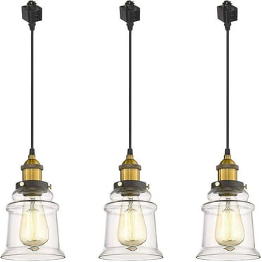 FSLiving H-Type Track Lights Adjustable Wire Lamp Modern Pendant ...