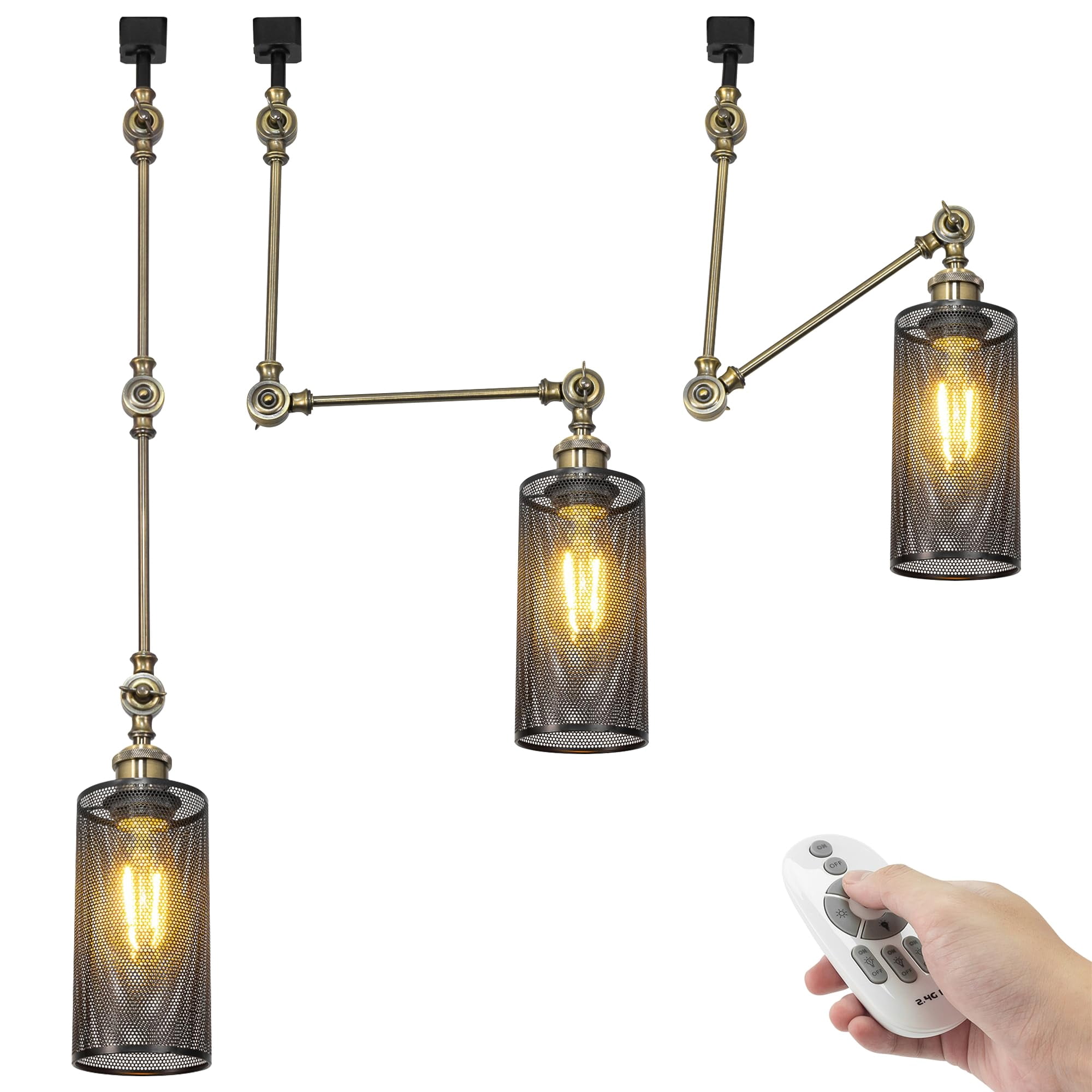 FSLiving H Type Gimbaled Track Lighting, Adjustable Ceiling Lighting by ...