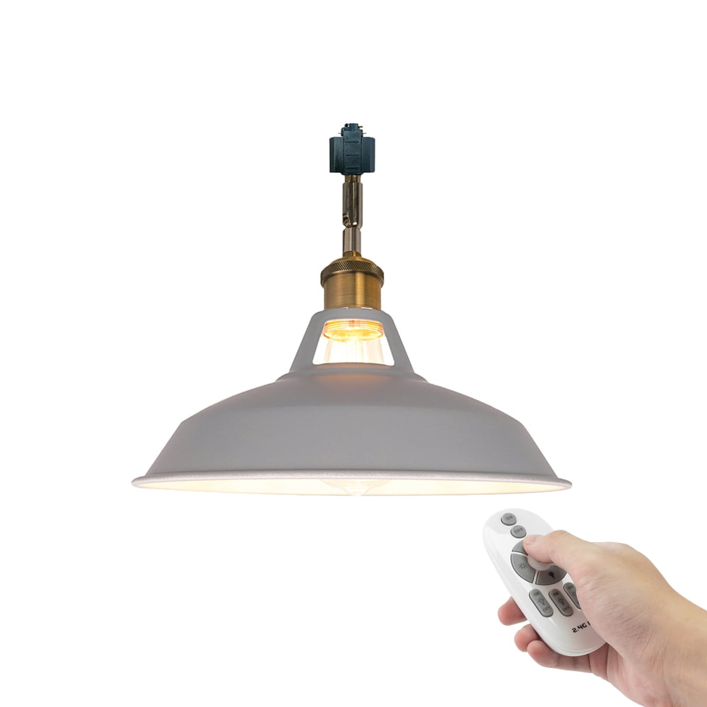 FSLiving H-Type Remote Control Track Pendant Light Adjustable Angle ...