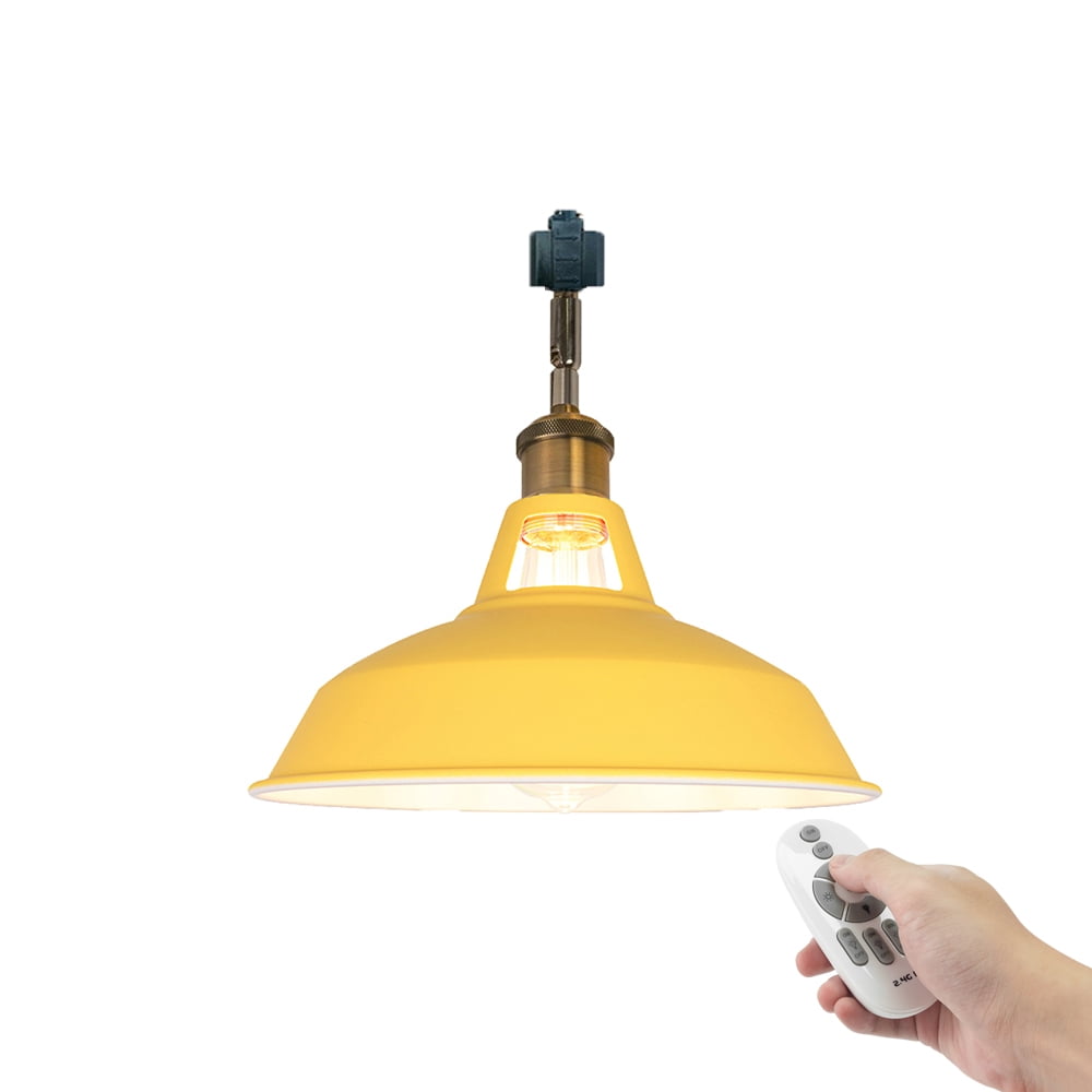 FSLiving H-Type Remote Control Track Pendant Light Adjustable Angle ...