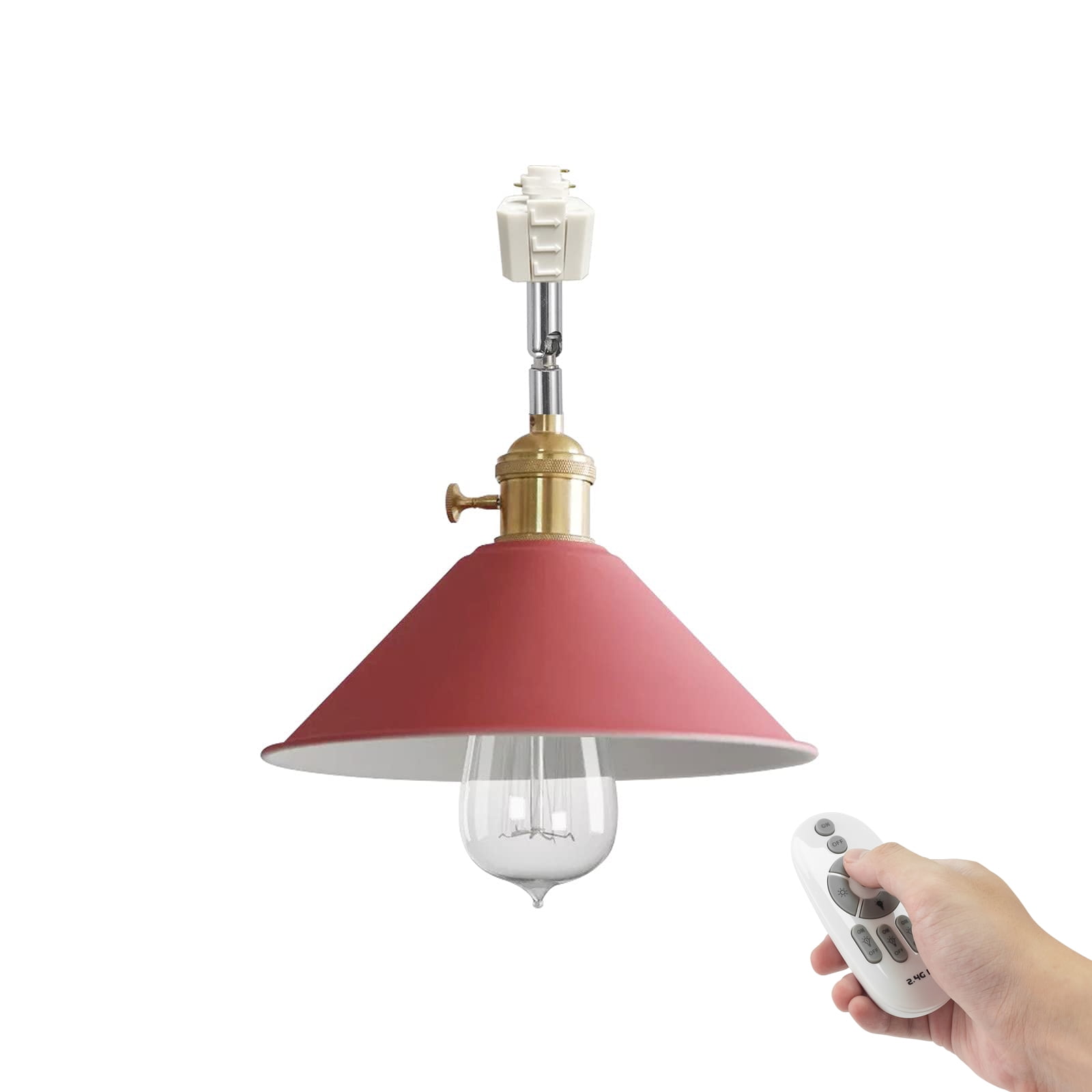 FSLiving H-Type Remote Control Track Pendant Light Adjustable Angle ...