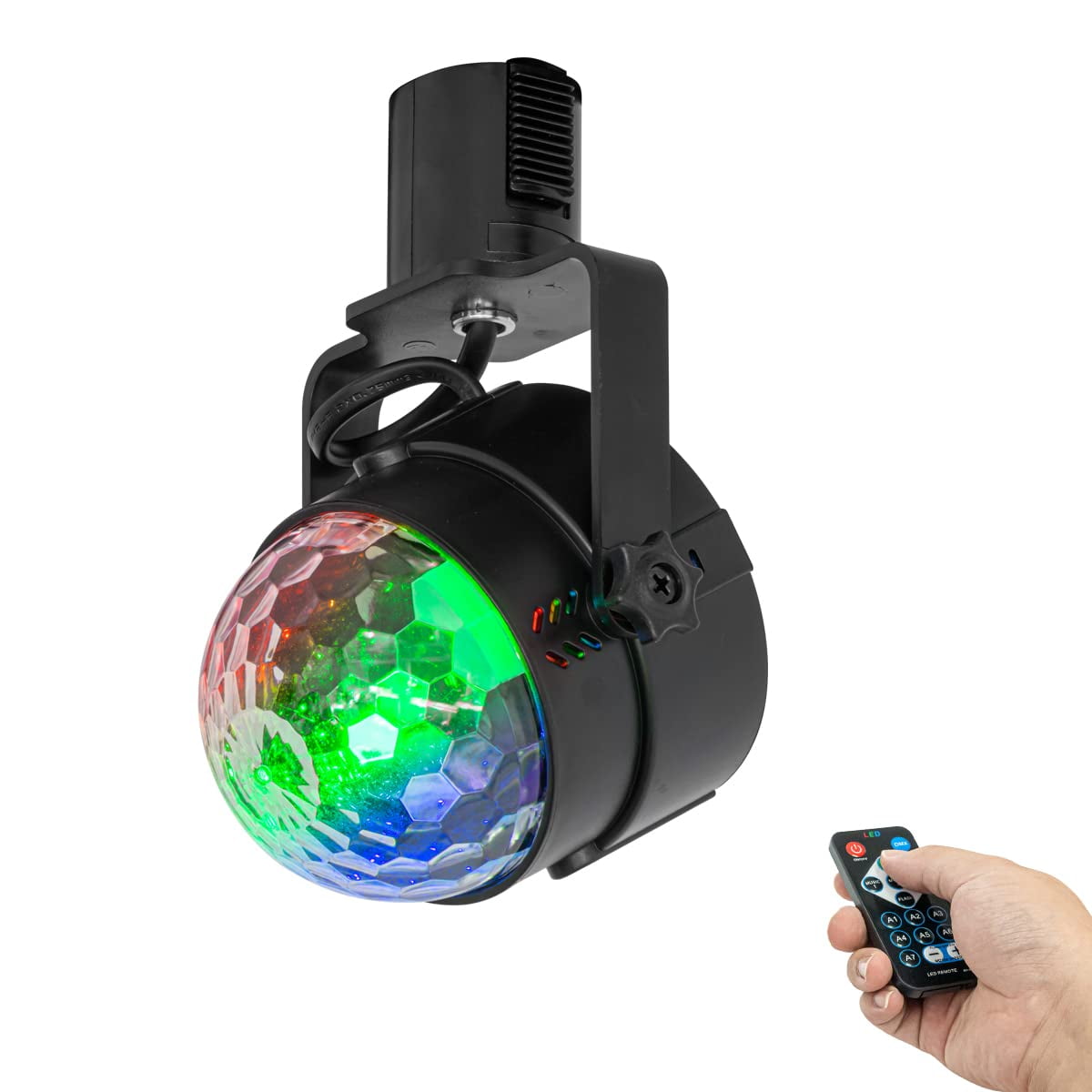 FSLiving H-Type Spotlight LED Track Light Fixtures RGB Mirror Ball ...