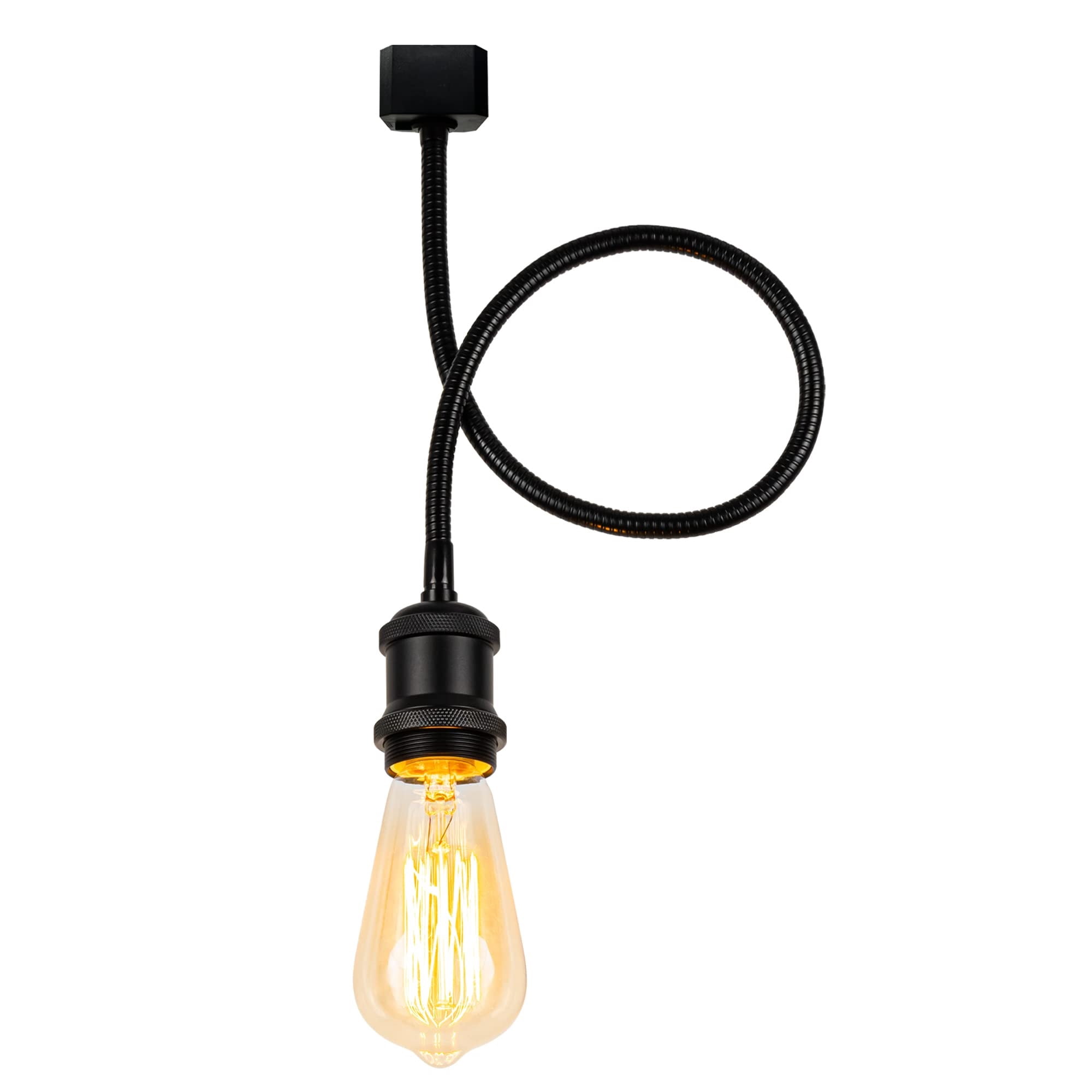 FSLiving H Type Track Light,Black Iron DIY Ceiling Spotlight, Flexibly ...