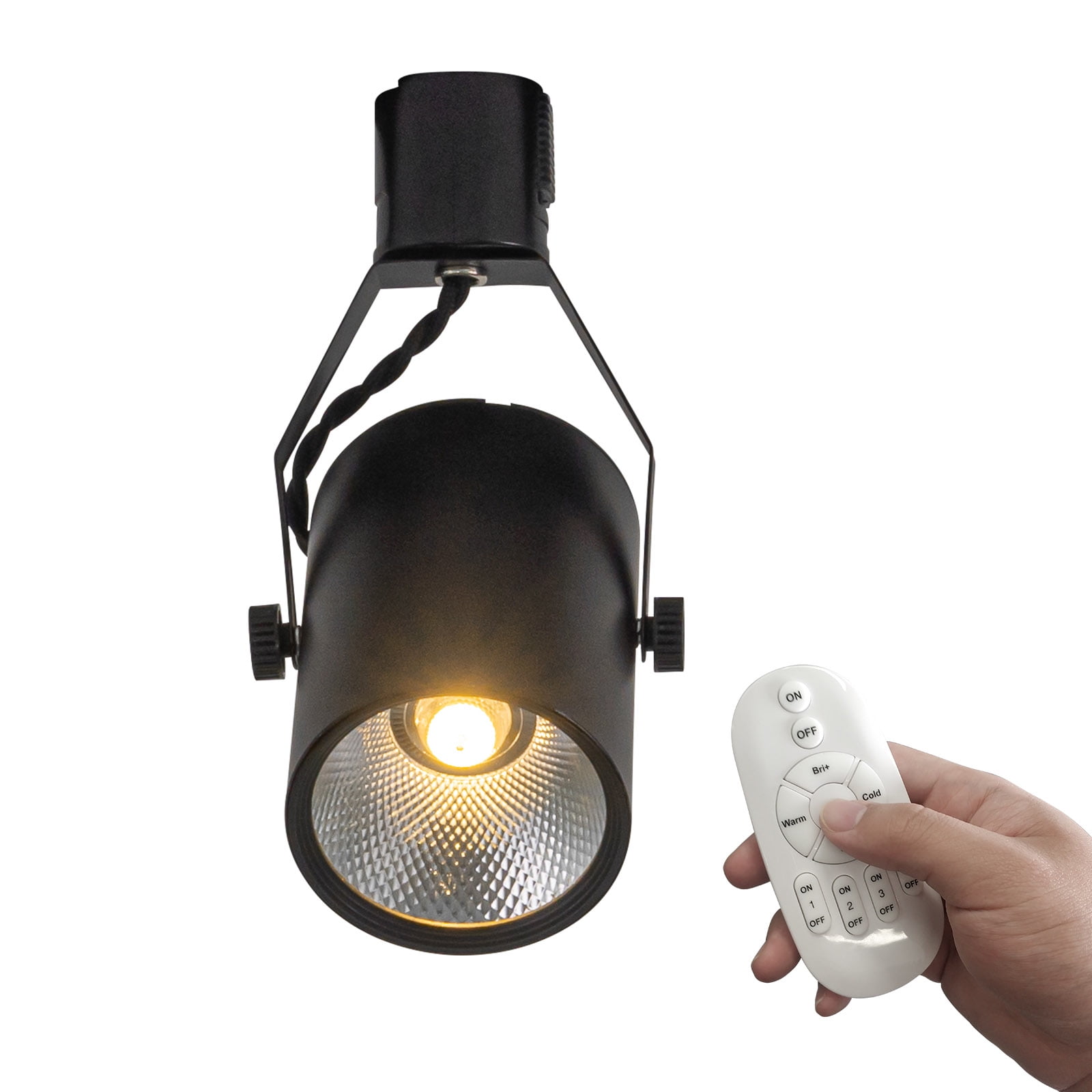 FSLiving H-Type Track Light Stepless Dimming Remote Control 4 Color ...