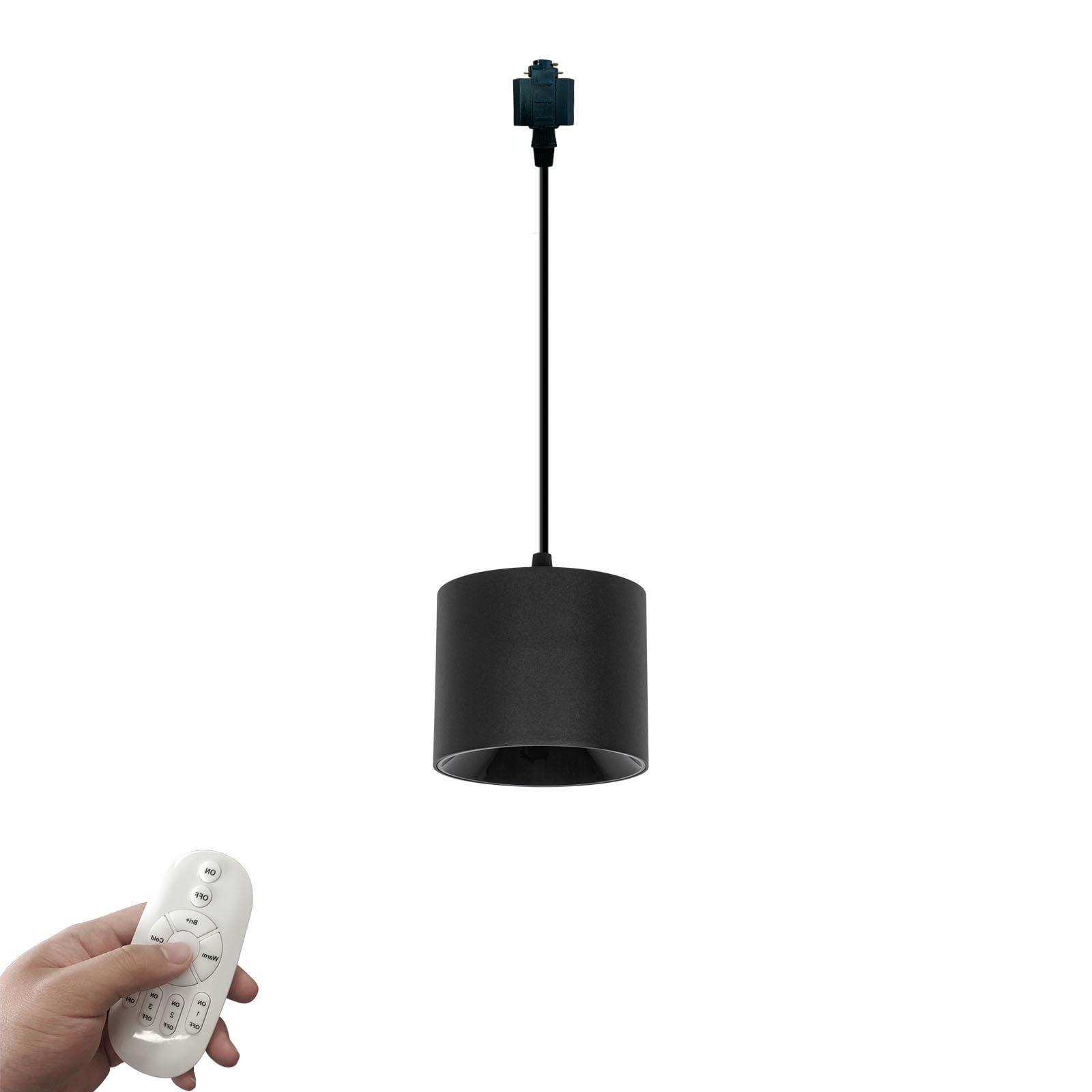 FSLiving H-Type Track Light Stepless Dimming Remote Controlled 4 Color ...