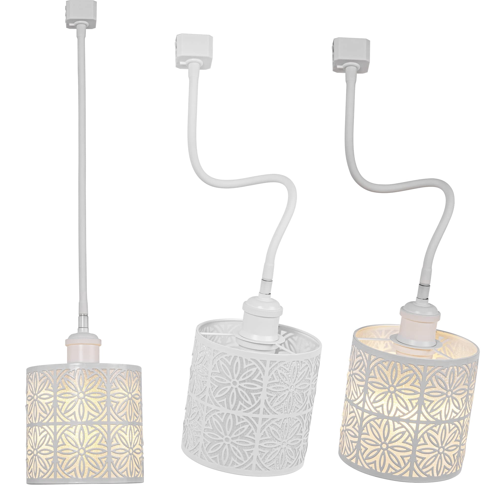 FSLiving H Type Track Light,White Iron DIY Ceiling Spot Lighting ...