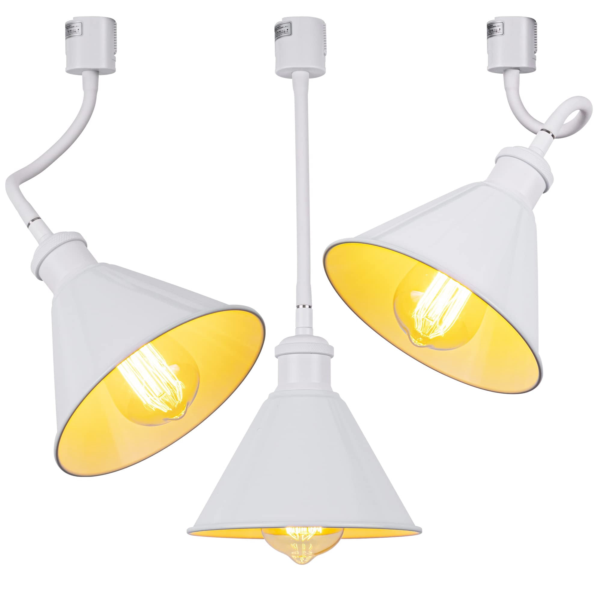FSLiving H Type Track Light,White Iron DIY Ceiling Spot Lighting ...