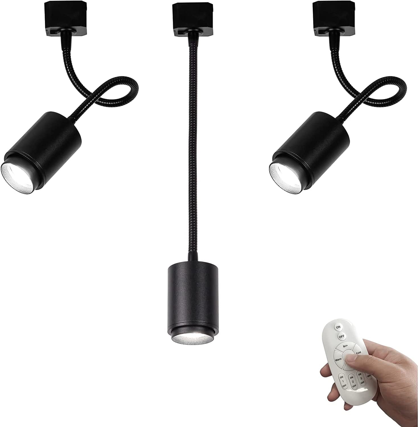 FSLiving H-Type Track Lighting, 5W Track Lighting Fixtures Modern Style ...